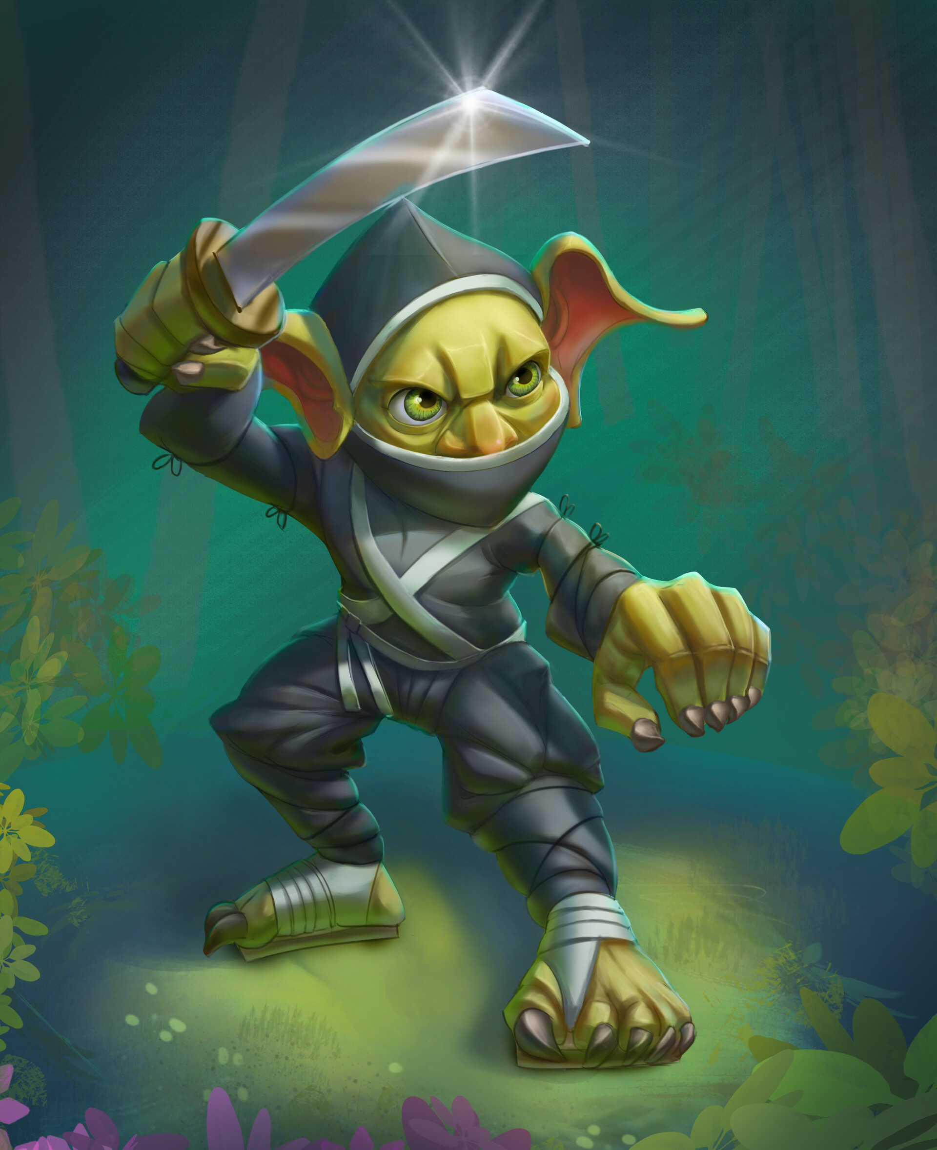 ArtStation - Goblin Ninja Illustration