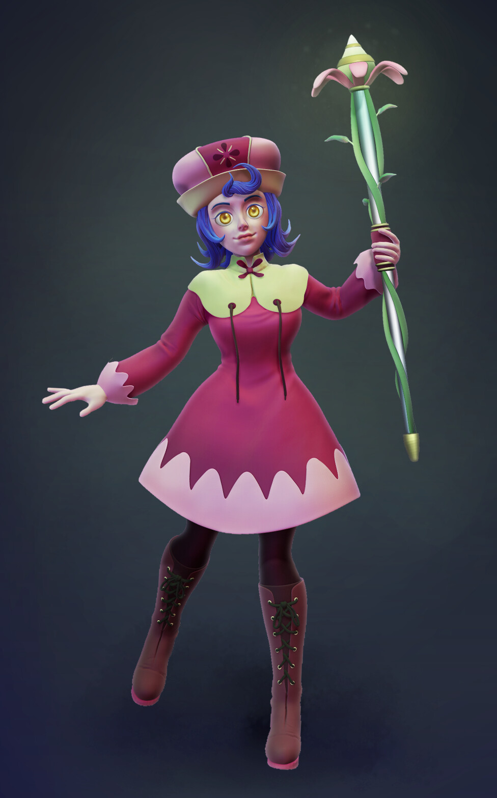ArtStation - Flower Witch Sculpt