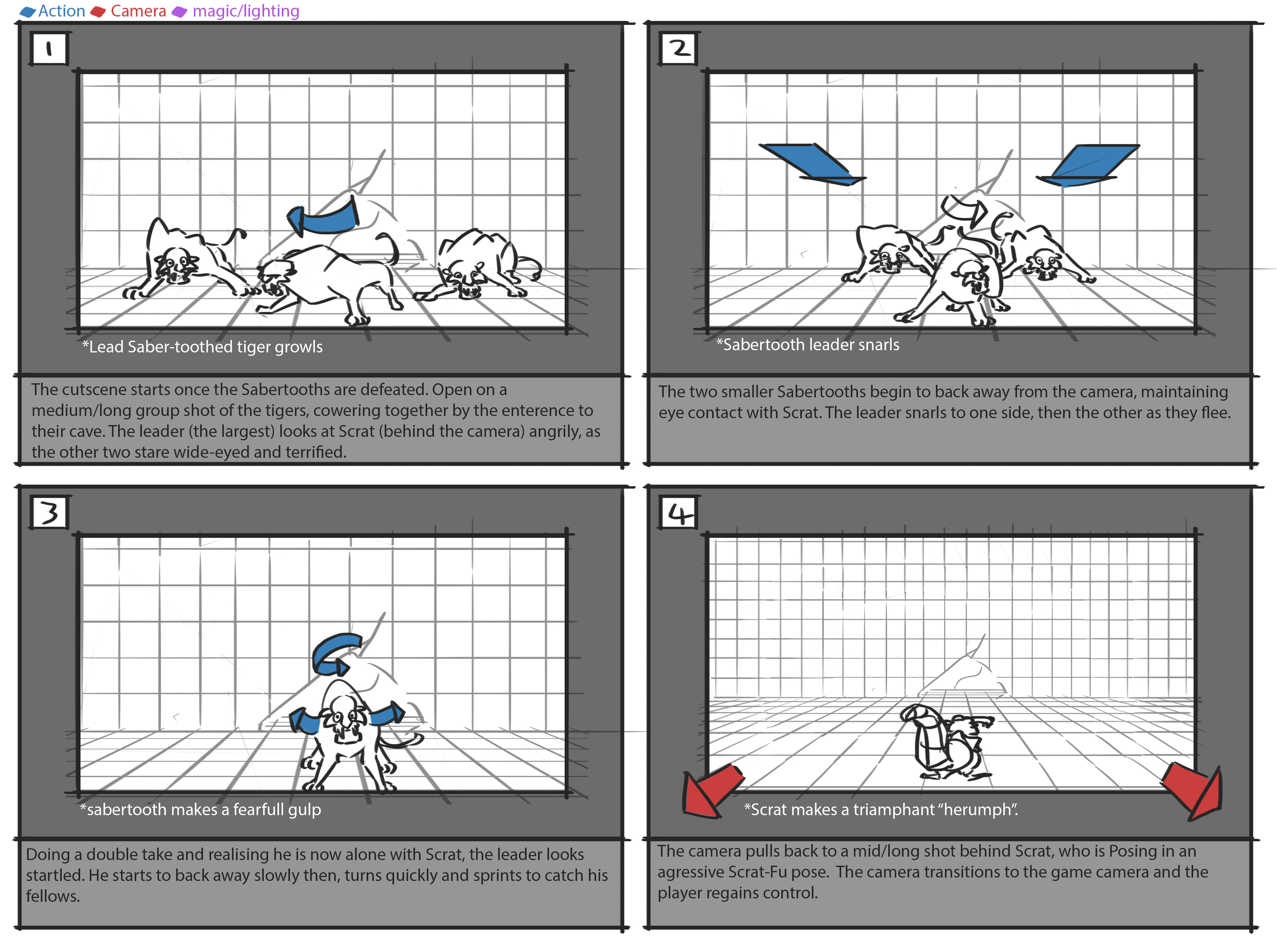 Dominic Littler - Ice Age Storyboards