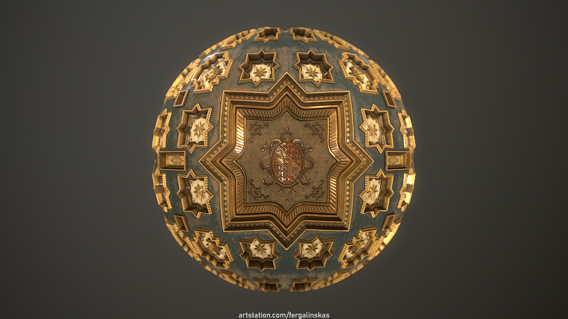 ArtStation - Baroque Ceiling Material