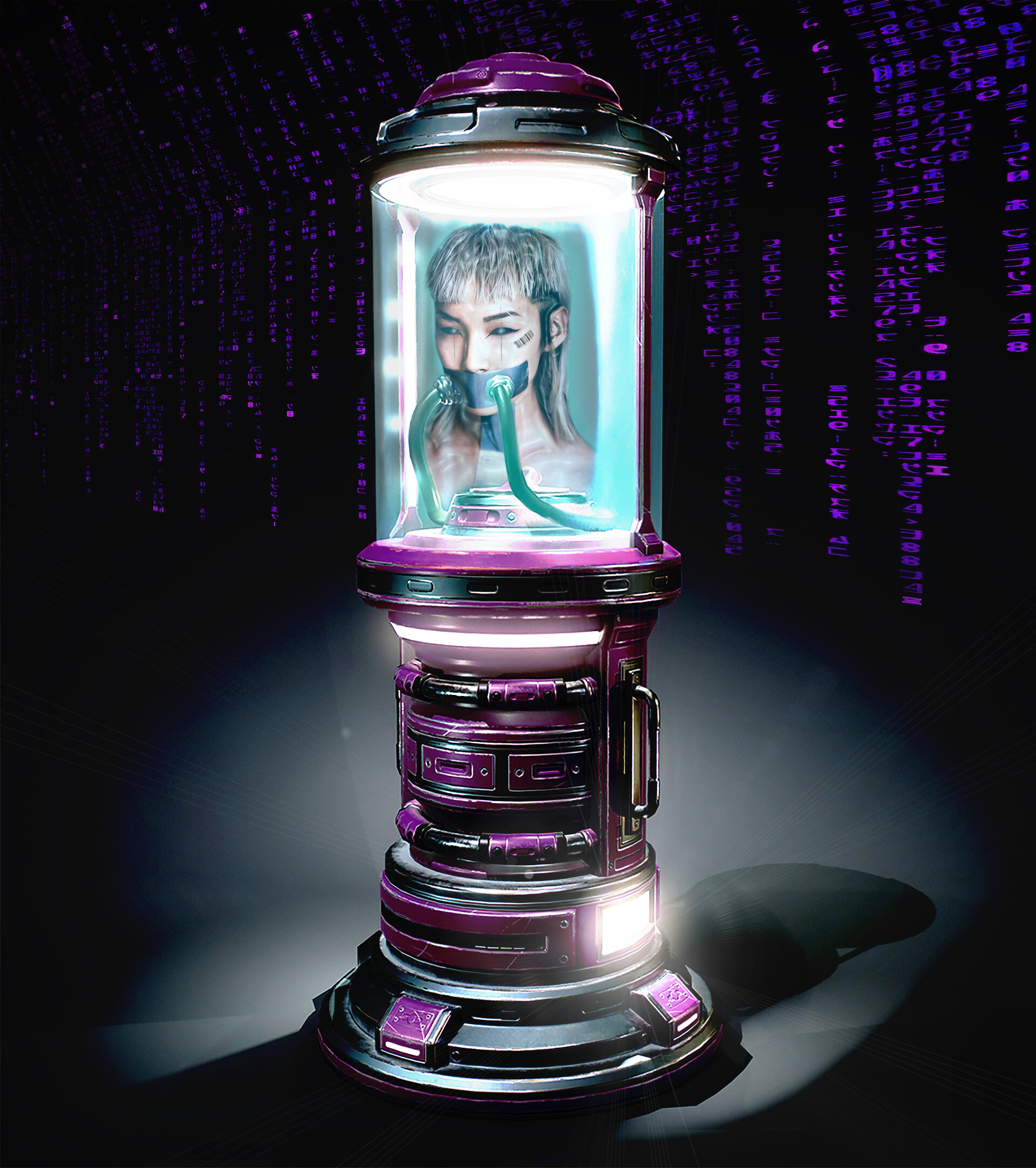 ArtStation - Covid-19 Breathing Machine by @angeii_