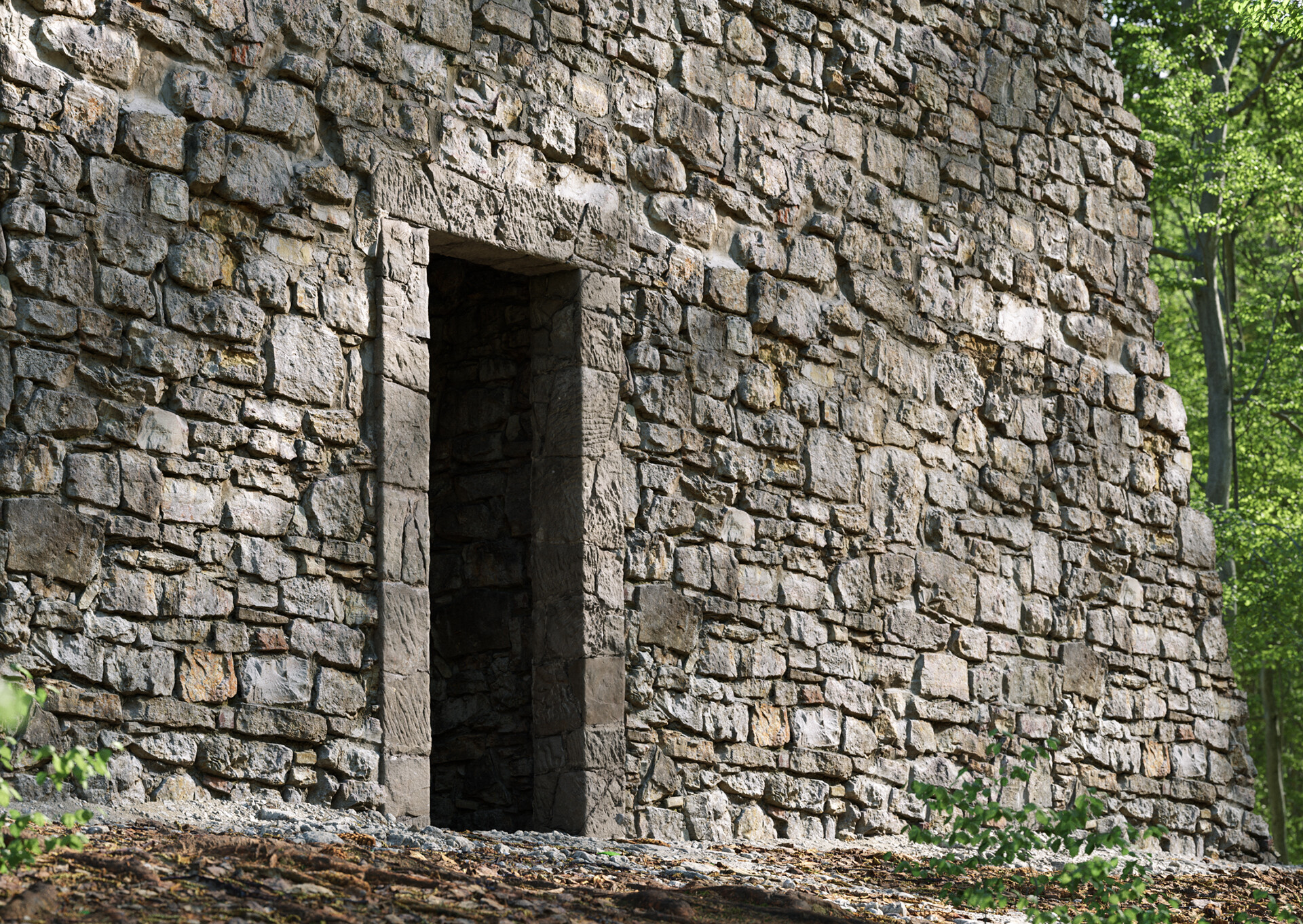 ArtStation - Castle ruin wall photoscanned material