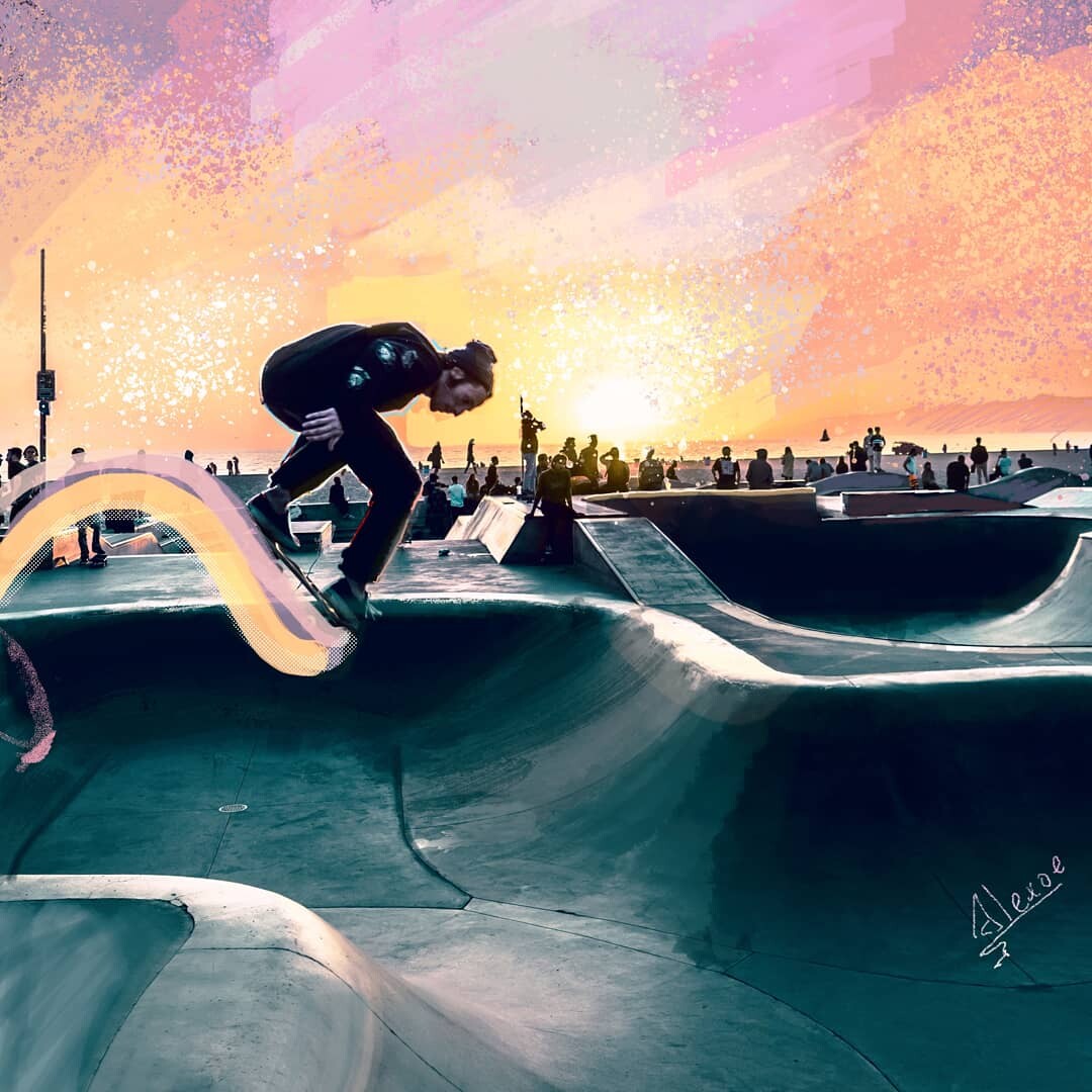 ArtStation - Skate and colors