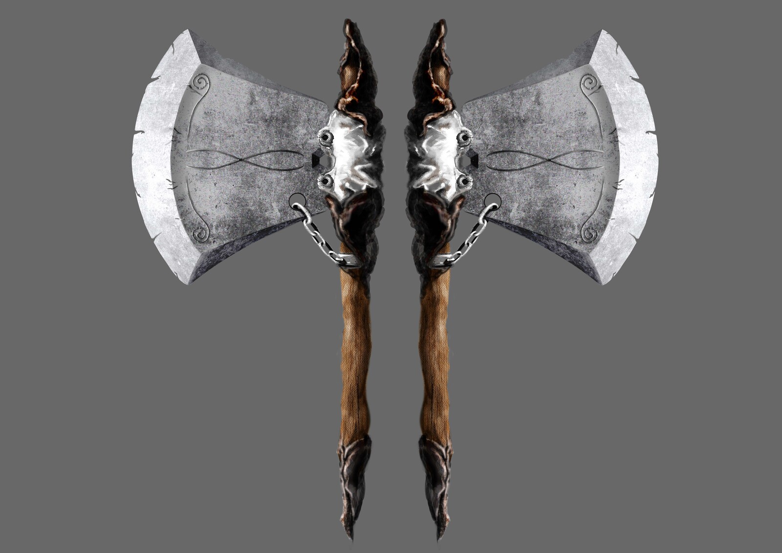 ANMOL CHACHRA - double axe weapon design