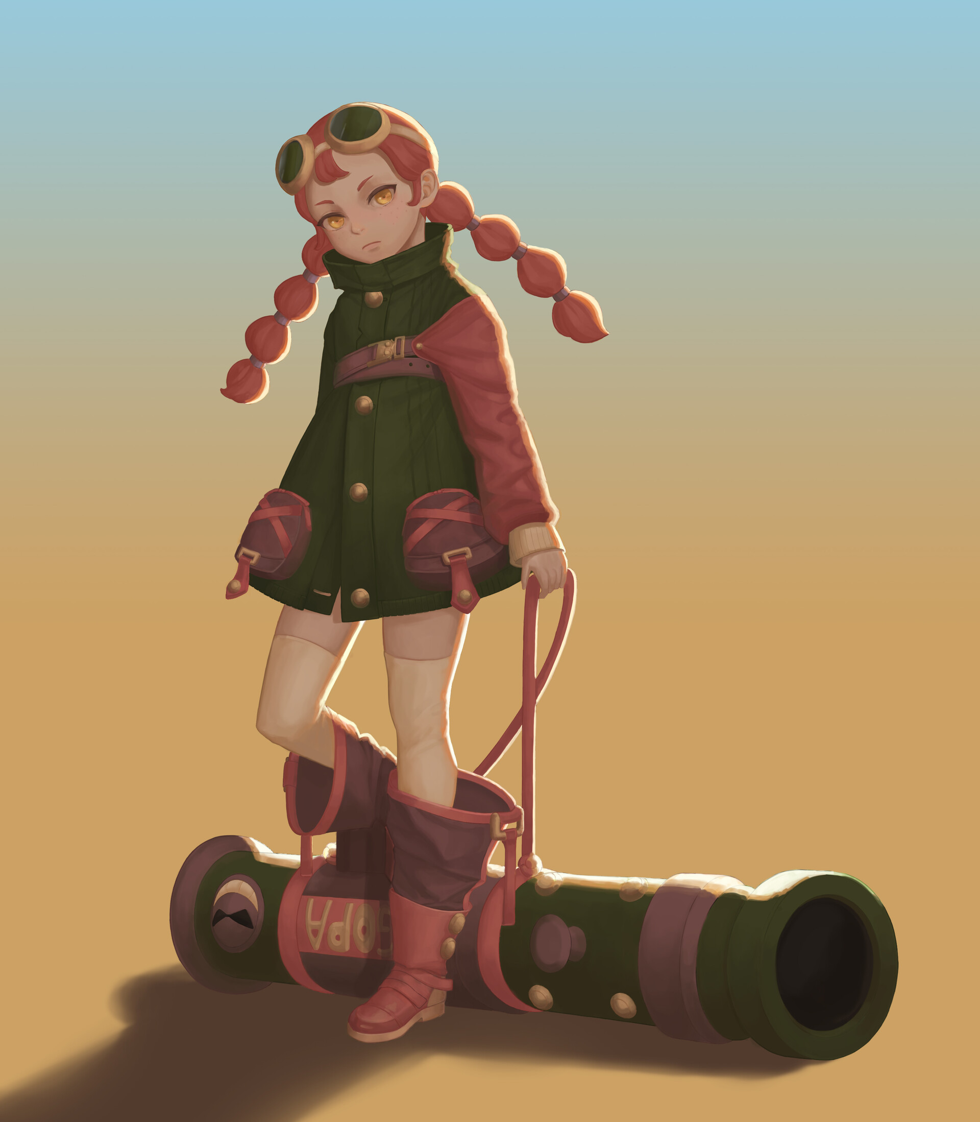 ArtStation - Apocalypse family girl
