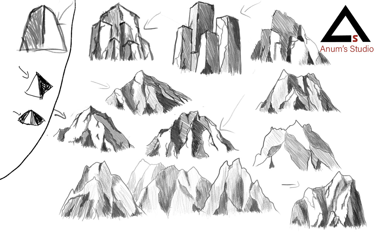ArtStation - mountains