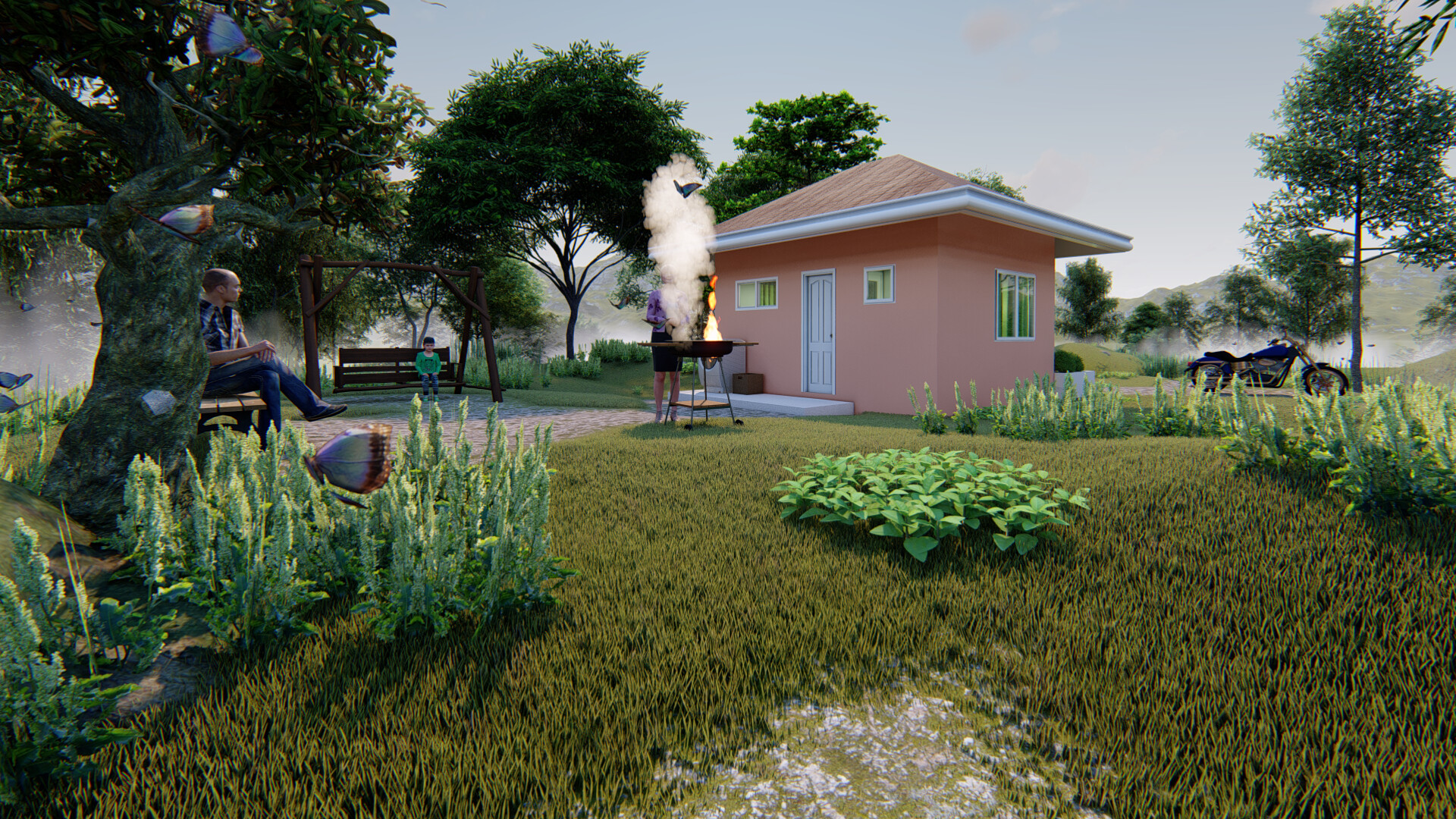 Renante Mosqueda - SMALL HOUSE DESIGN 5 X 5 M (25 sq.m.) | House Design #7