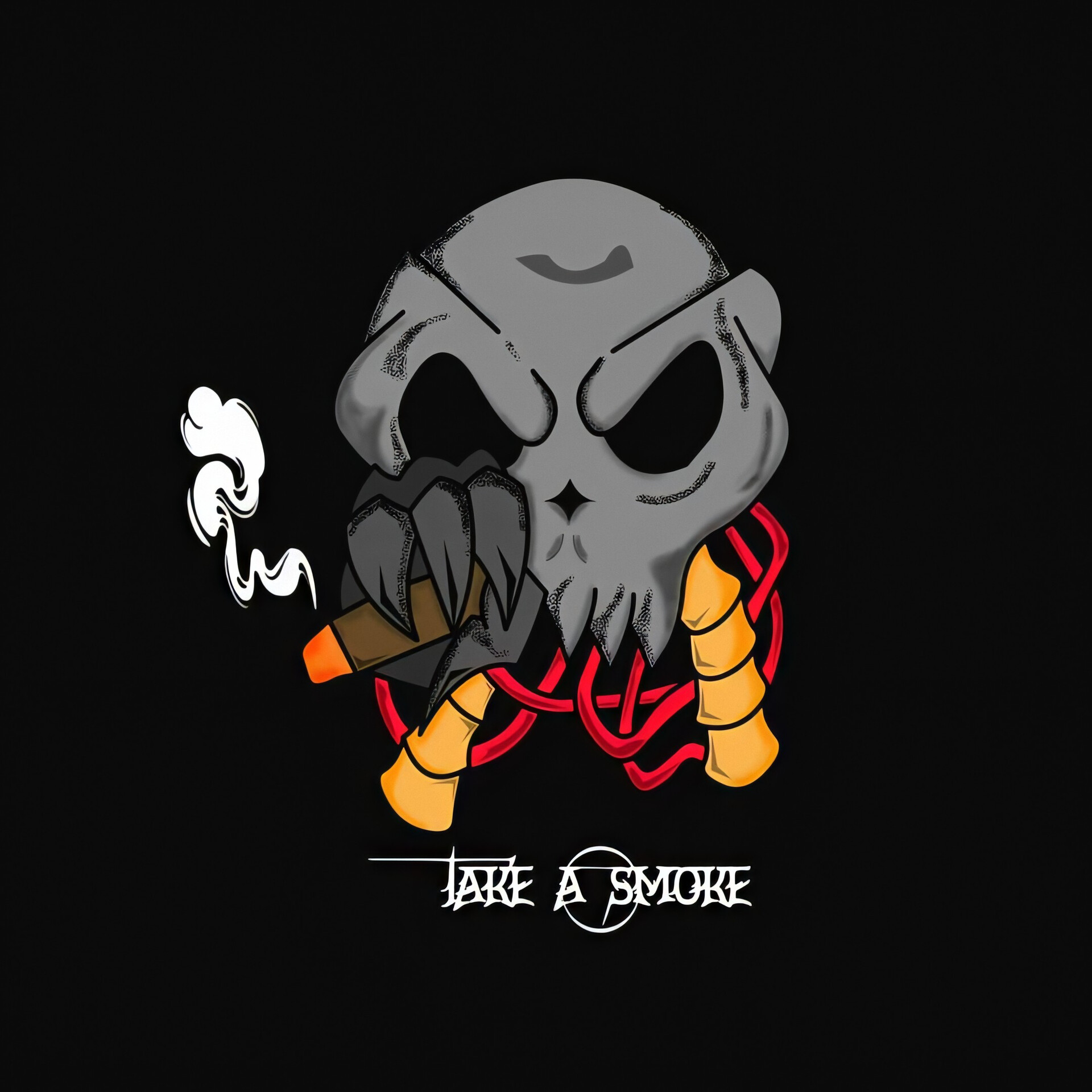 ArtStation - Smoking Skull