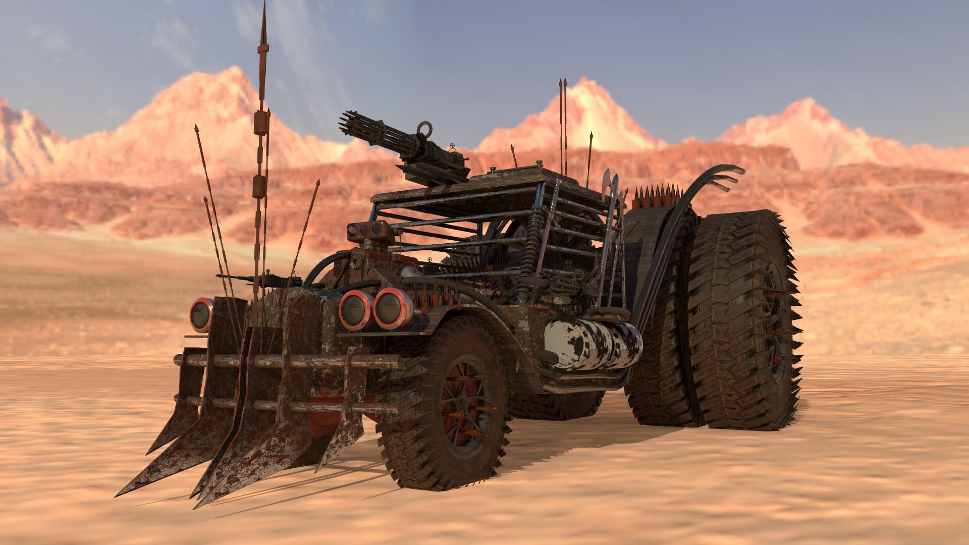 ArtStation - MAD MAX VEHICLE