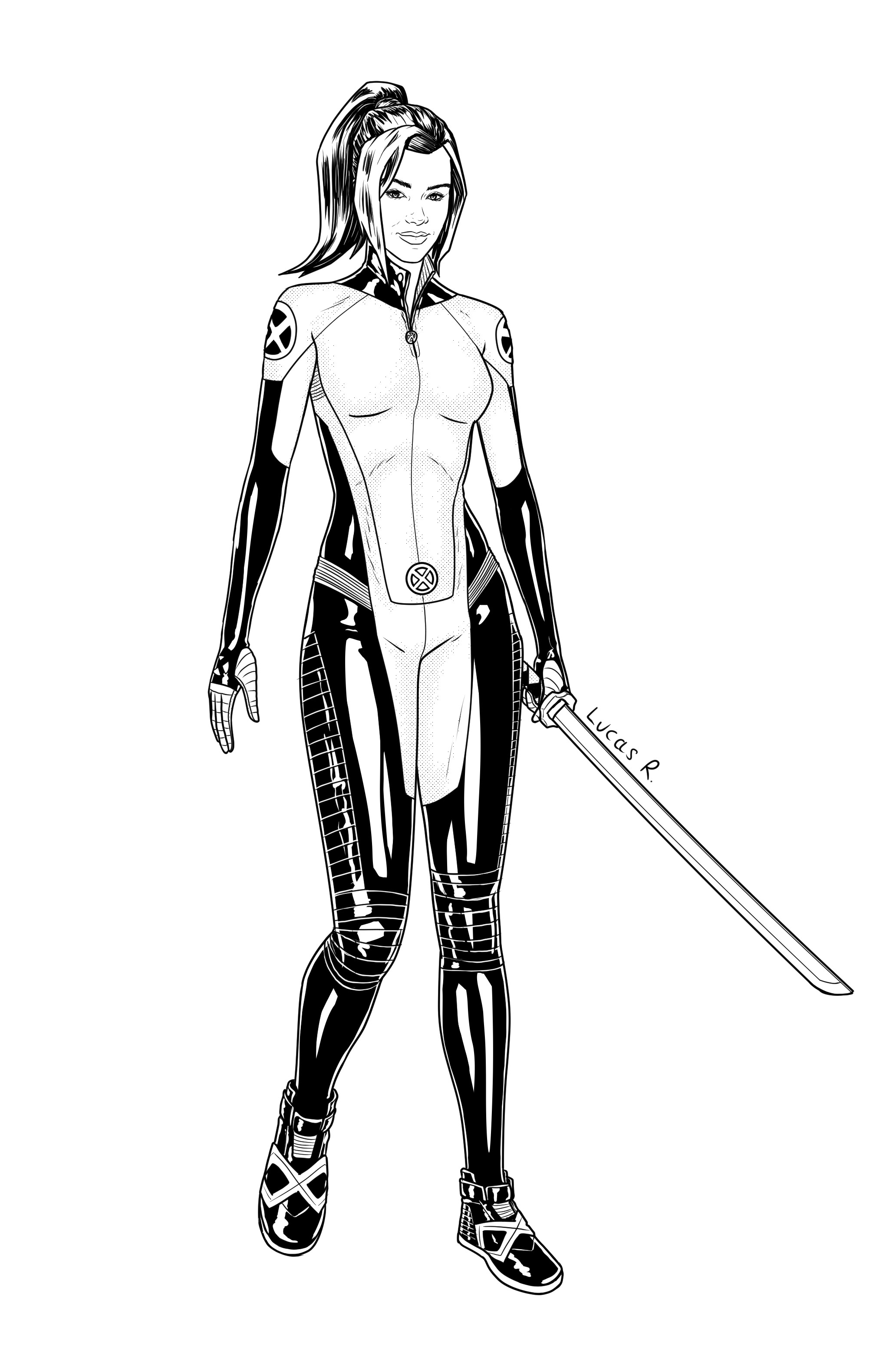 marvel gamora coloring pages