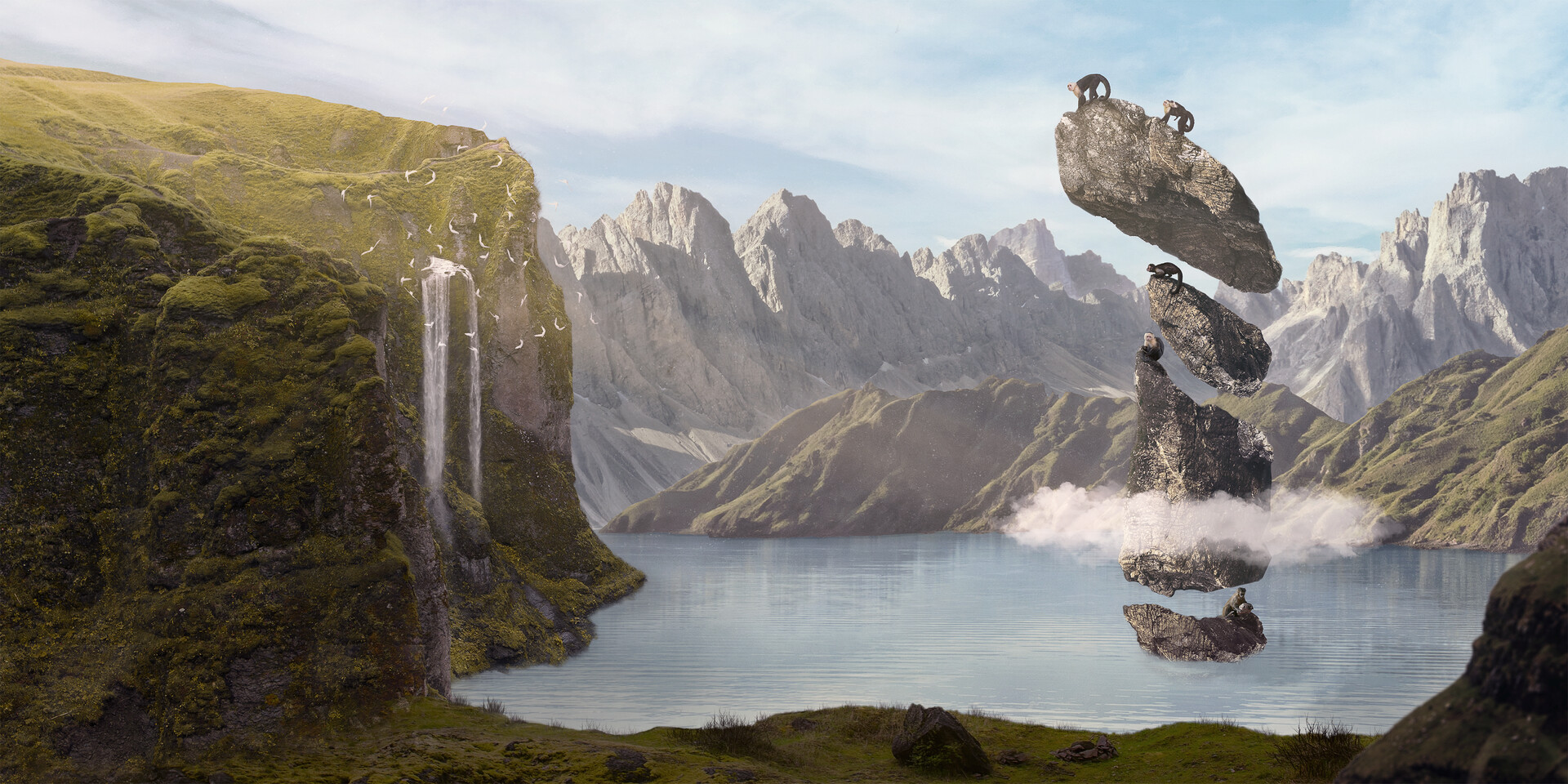 ArtStation - Monkeys Lagoon