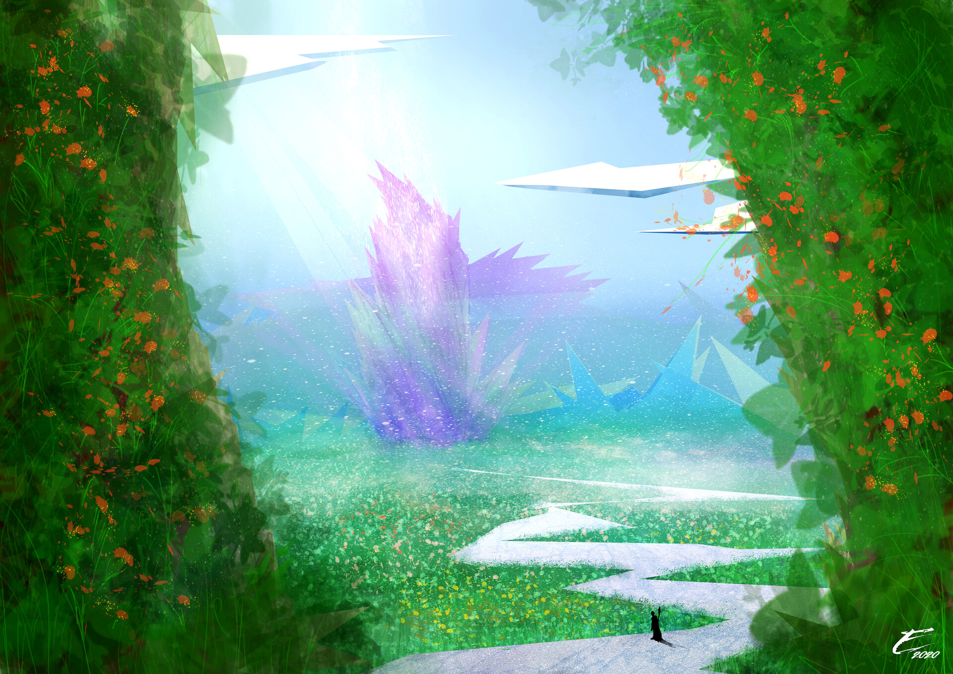 ArtStation - Magical environment - World of the Flowers