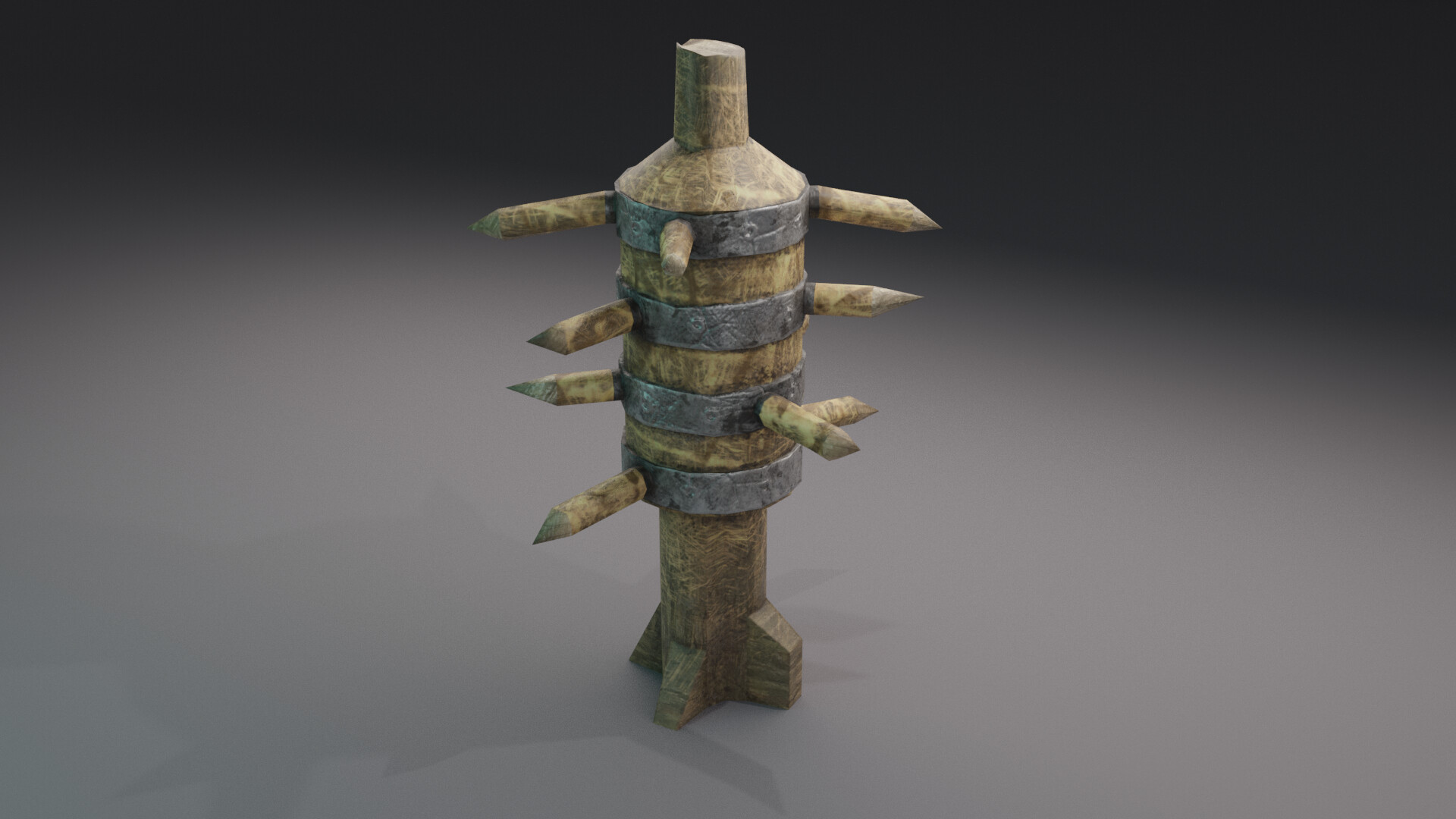 ArtStation - Wooden training dummy