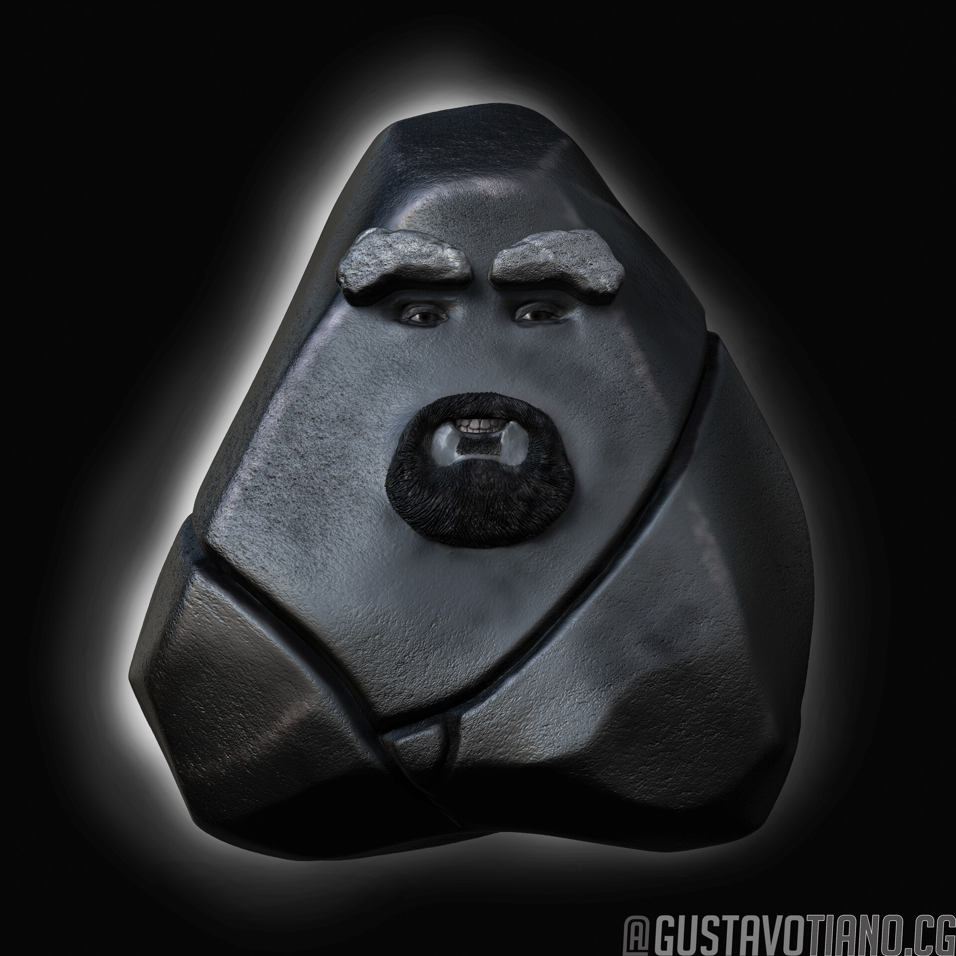 ArtStation - Azapedra, Jovem Nerd - Statue 3D