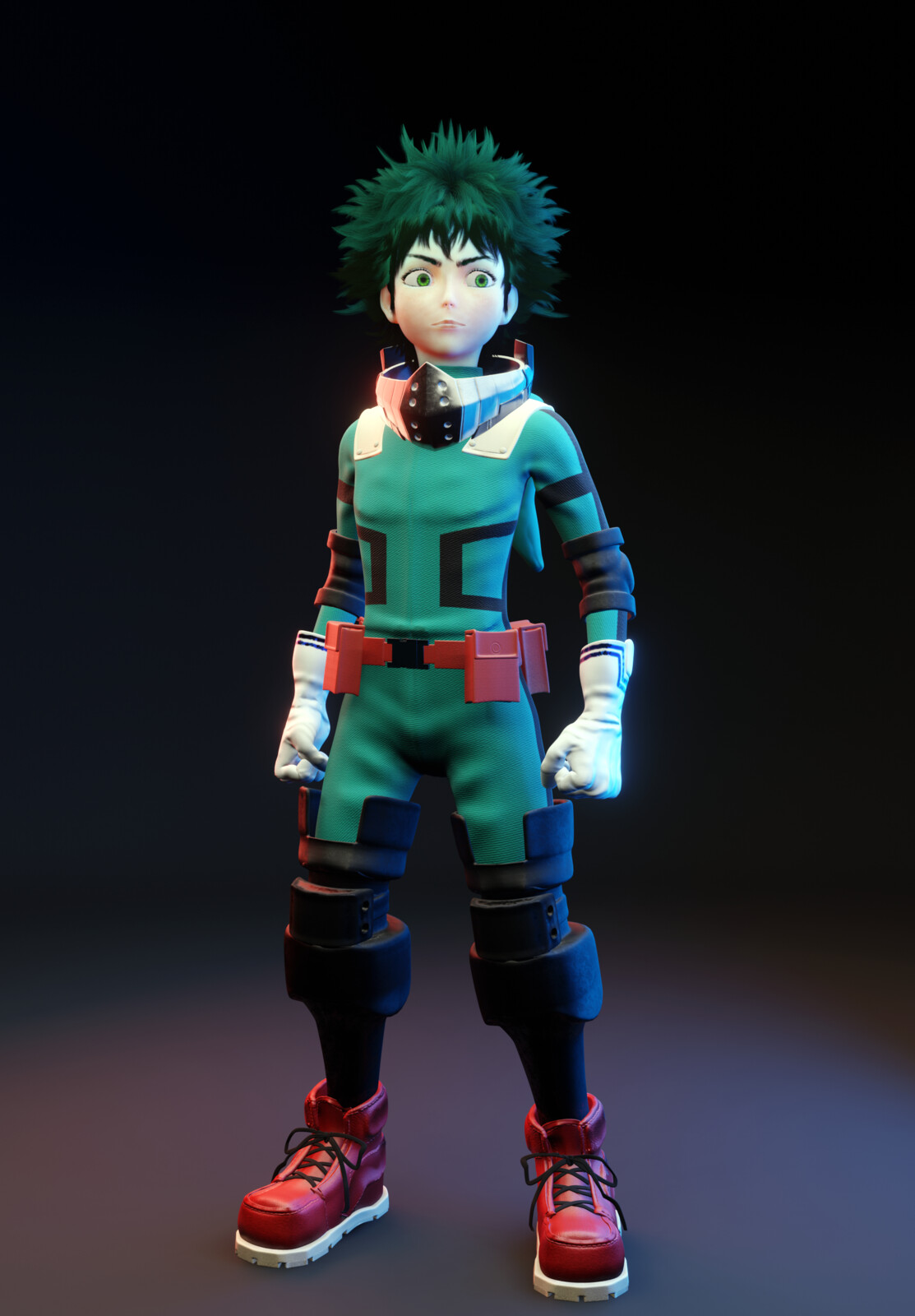 Joseph Jindani - 3d Model of izuku midoriya aka DEKU