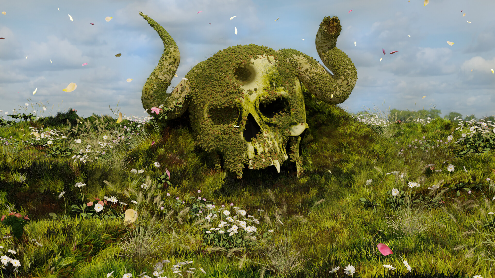 ArtStation - Forgotten Skull