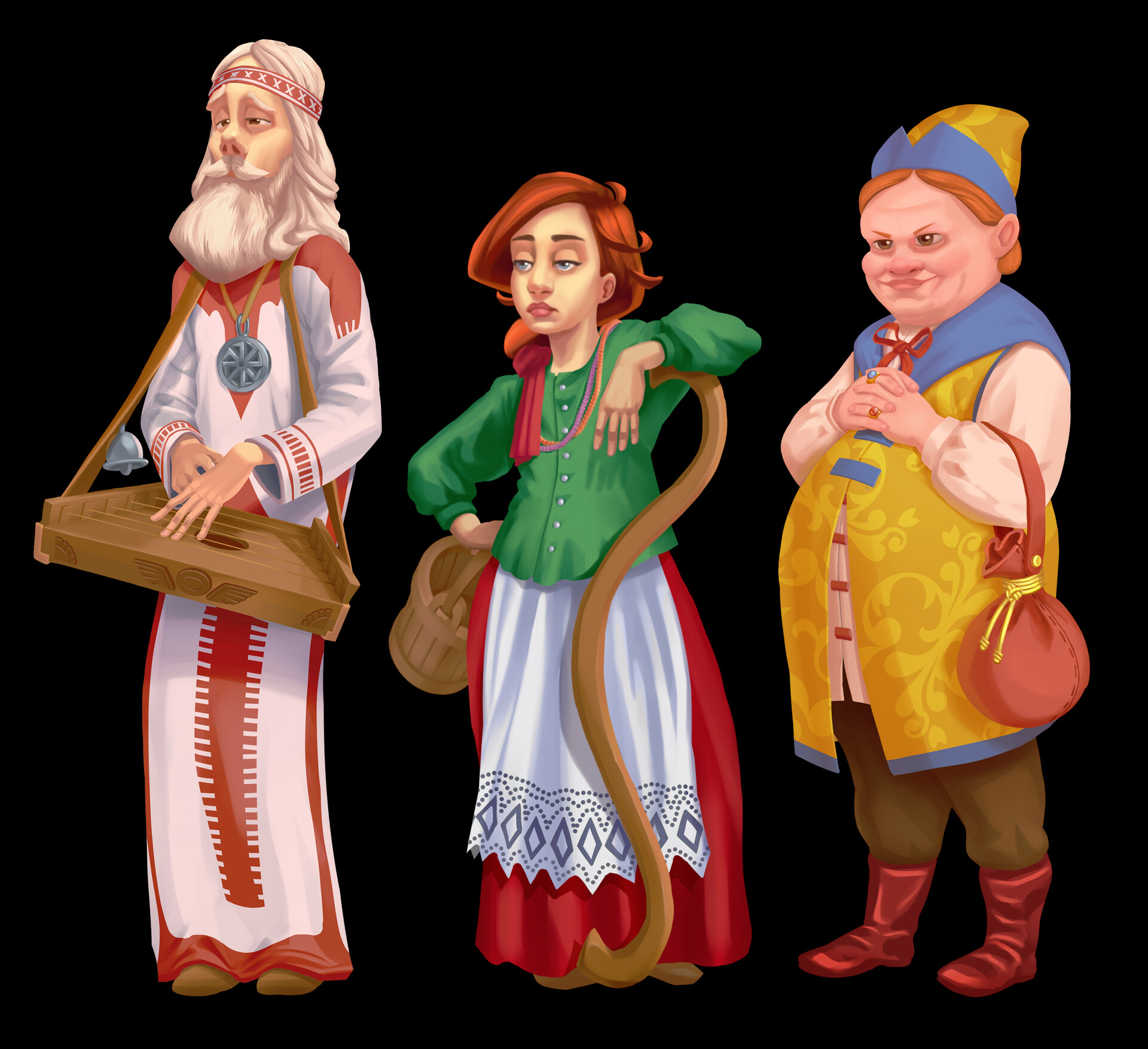 ArtStation - Slavic characters