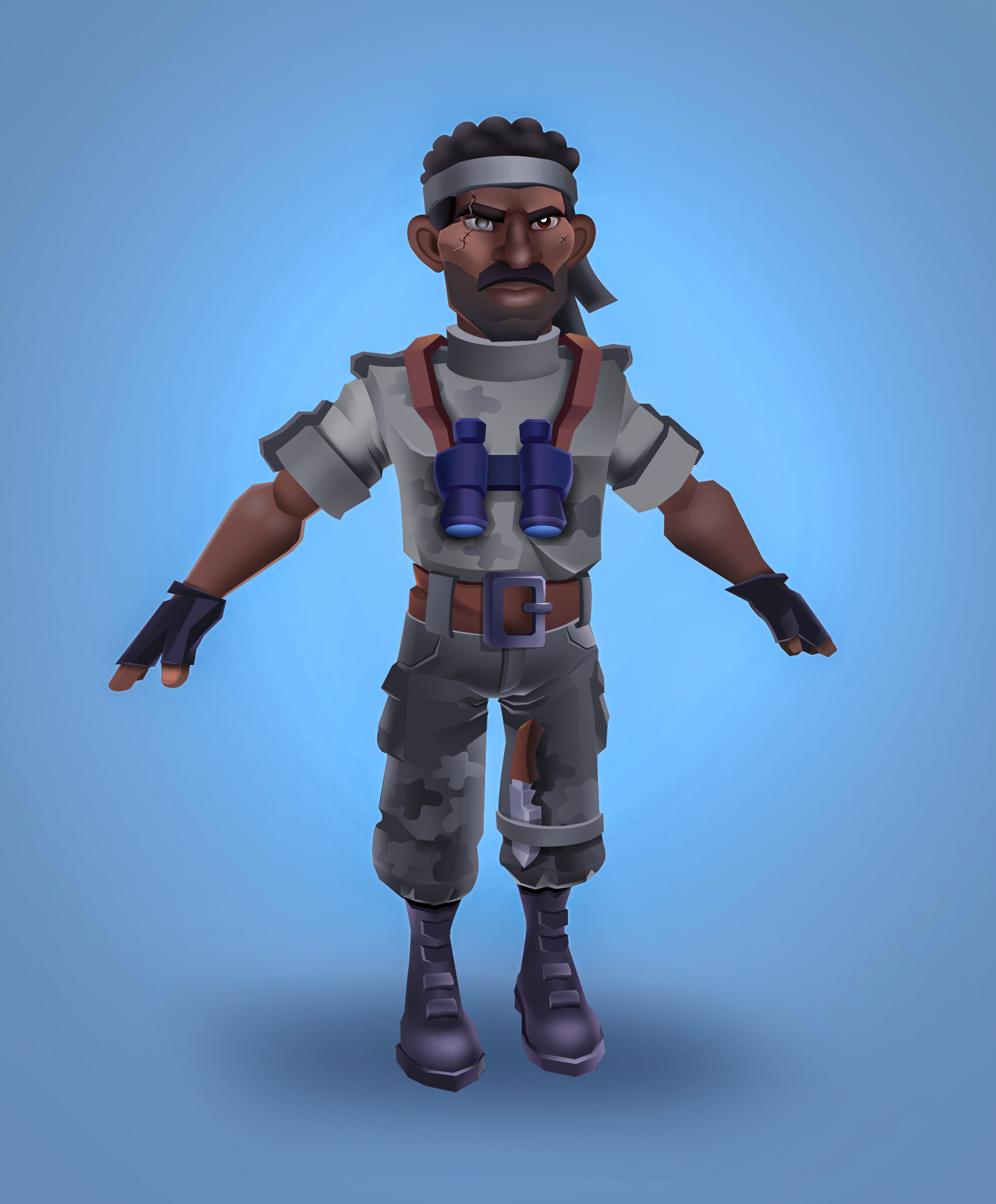 ArtStation - Character design "Soldier"