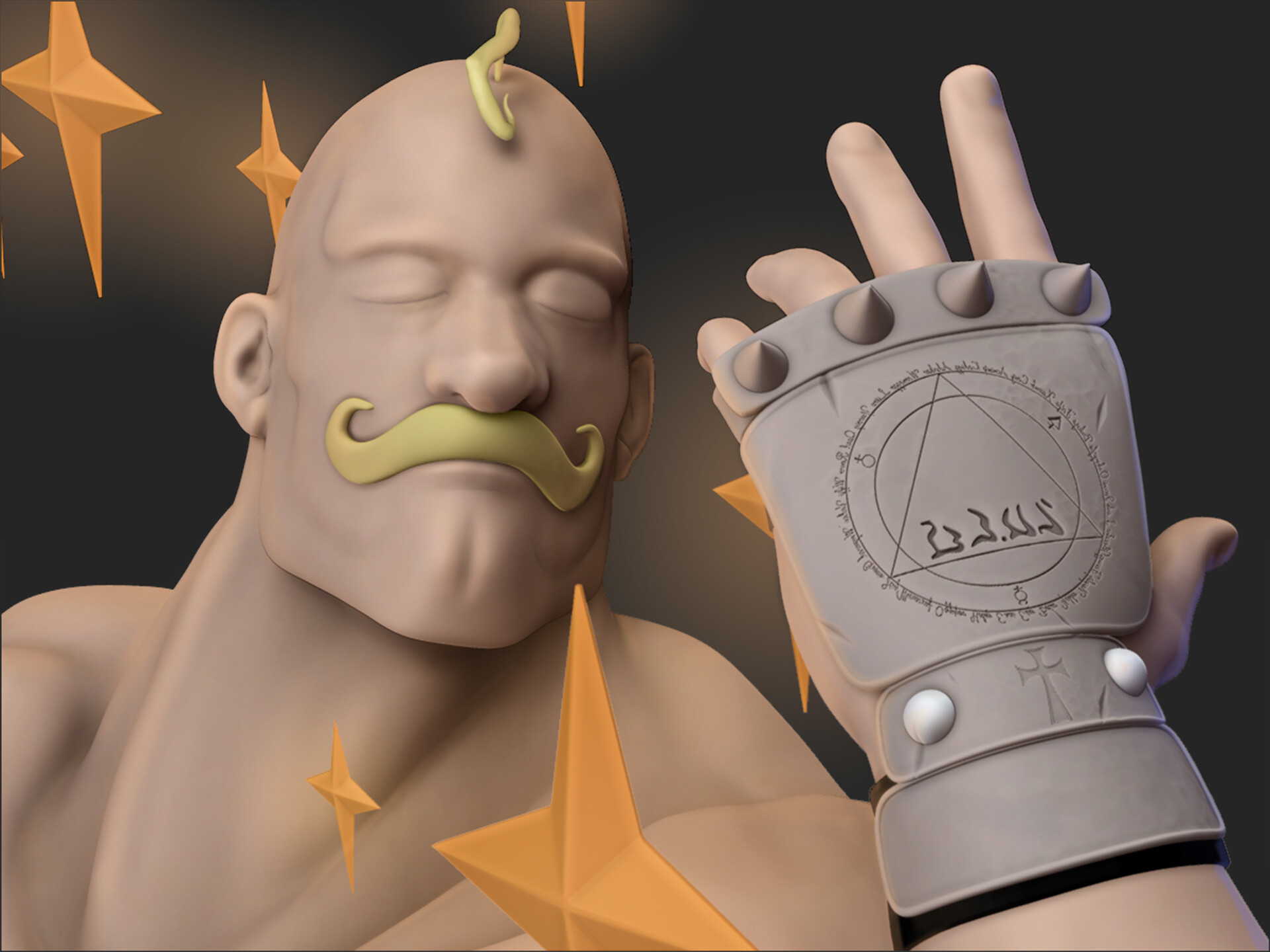 Michele Riondino - Alex Louis Armstrong from Fullmetal Alchemist