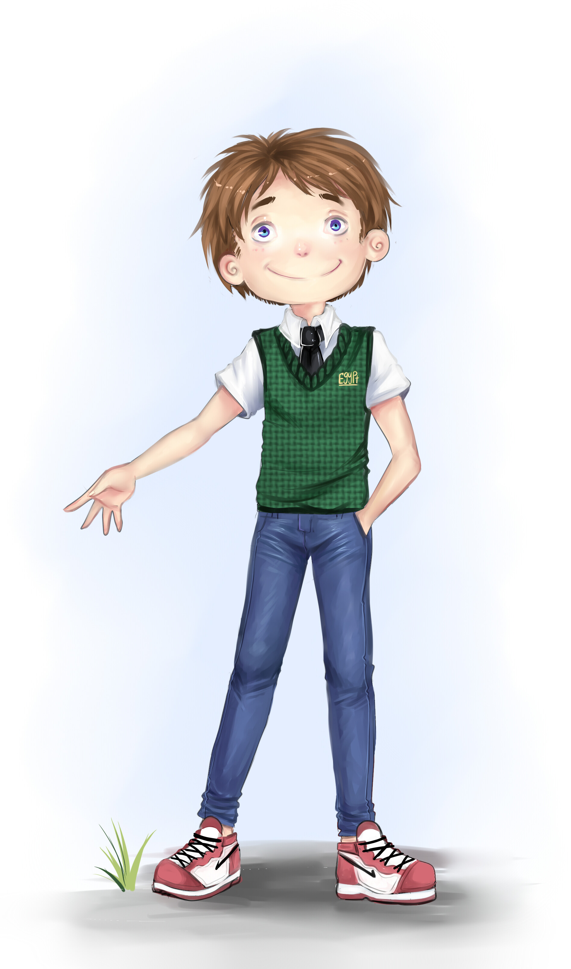 ArtStation - schoolboy character design