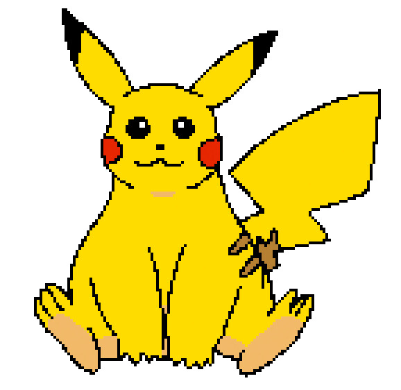 ArtStation - Pixel Pikachu