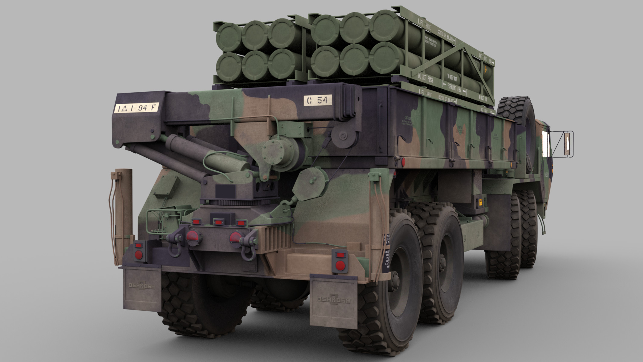 Westfield 3d - U.S.Army M985 HEMTT 10-Ton 8x8 Cargo Truck