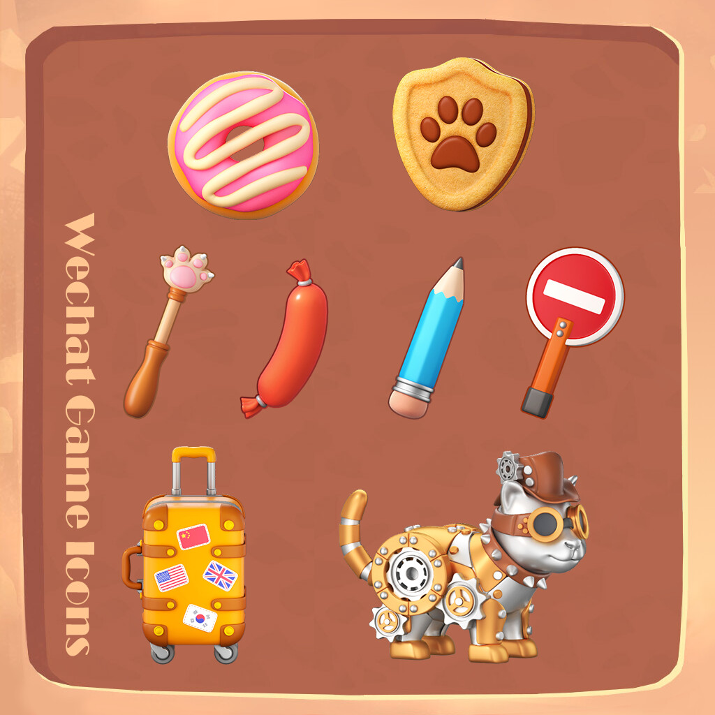 ArtStation - Cute Game Icon, Aria L