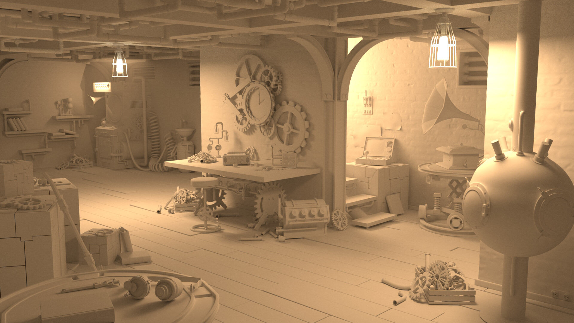 Pierre Chabé - Steampunk Basement