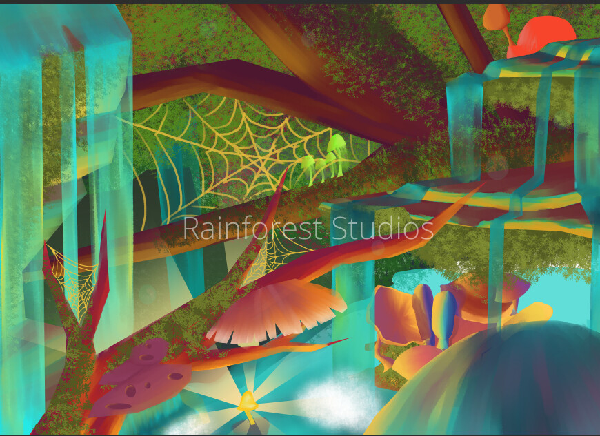 Rainforest Studios - Warm Forest Scene