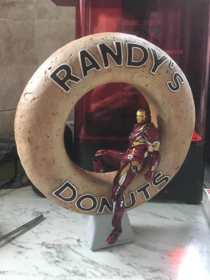 ArtStation - Ironman's diorama Donuts