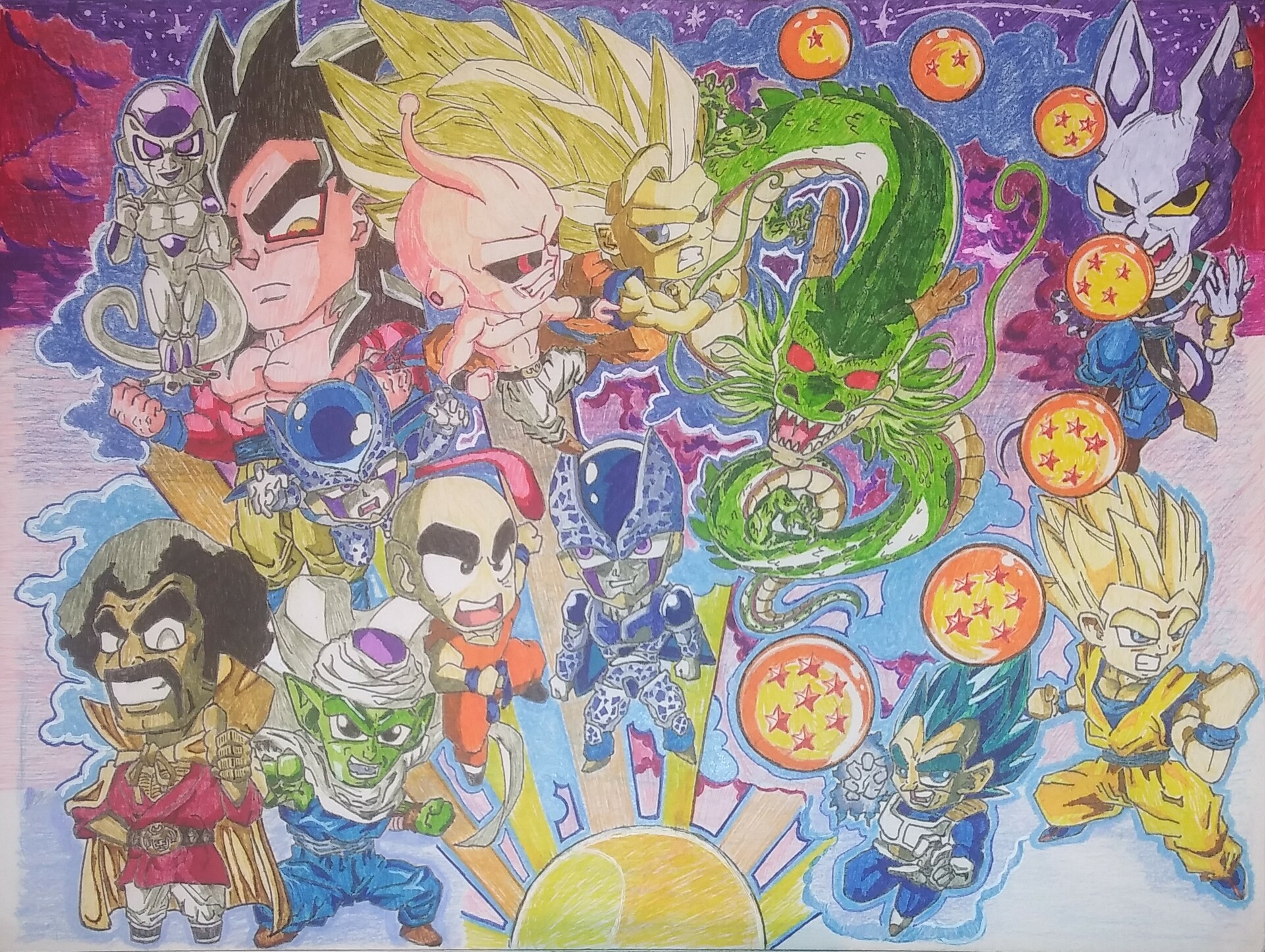 ArtStation - DBZ Collage
