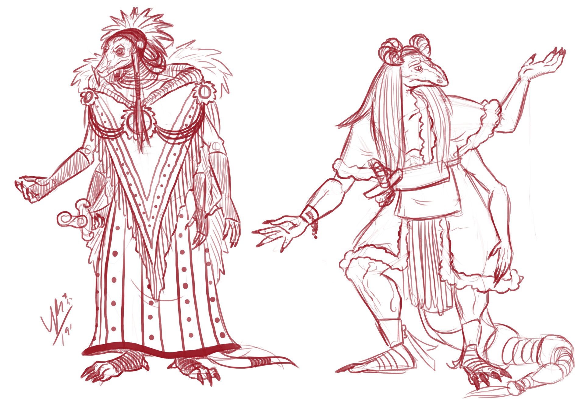 how to draw dark crystal characters