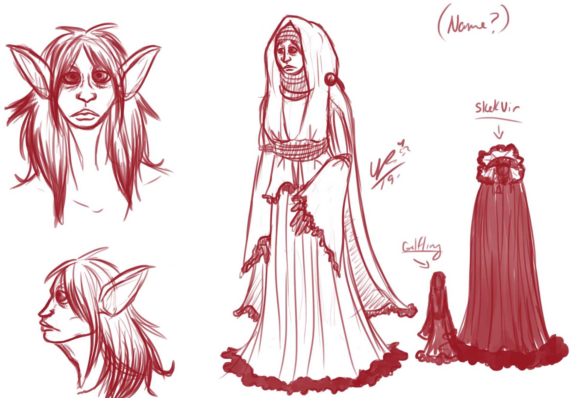 how to draw dark crystal characters