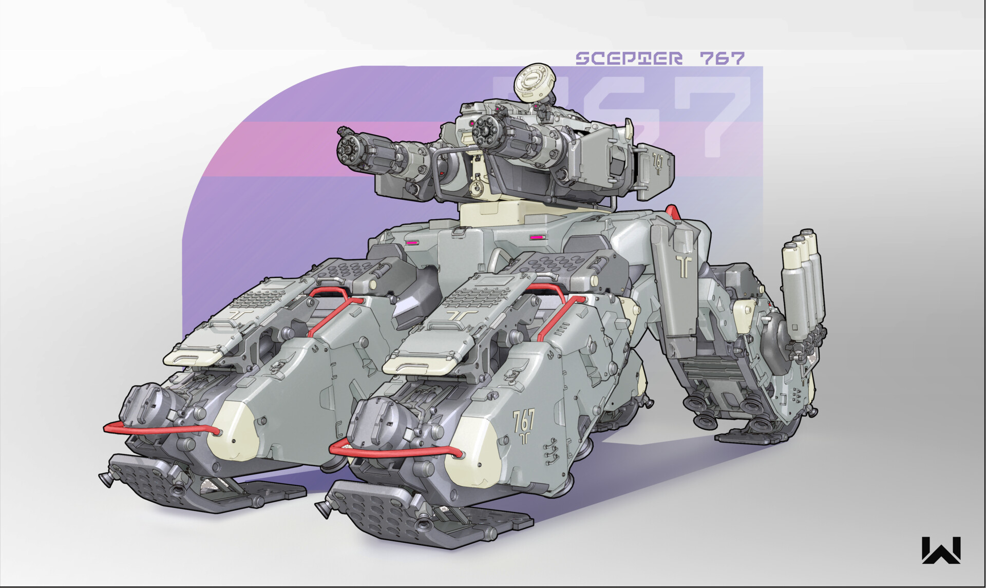 ArtStation - Tank- Storm scepter