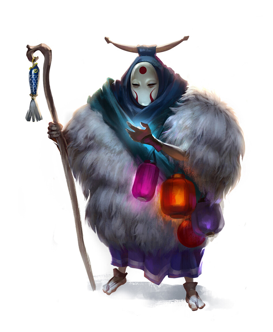 ArtStation - Japanese Witches Concepts