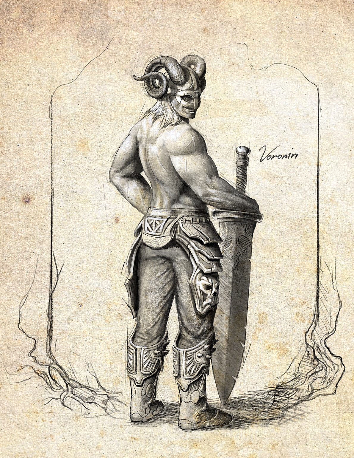 ArtStation - Fantasy warrior