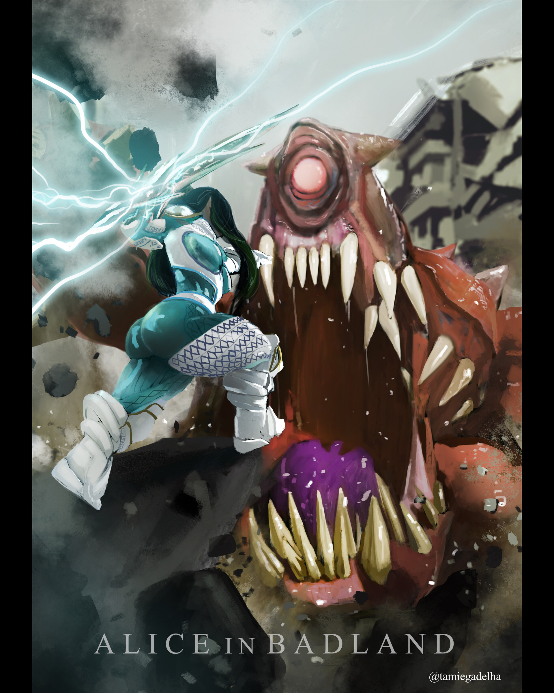 ArtStation - Alice VS Mapinguari