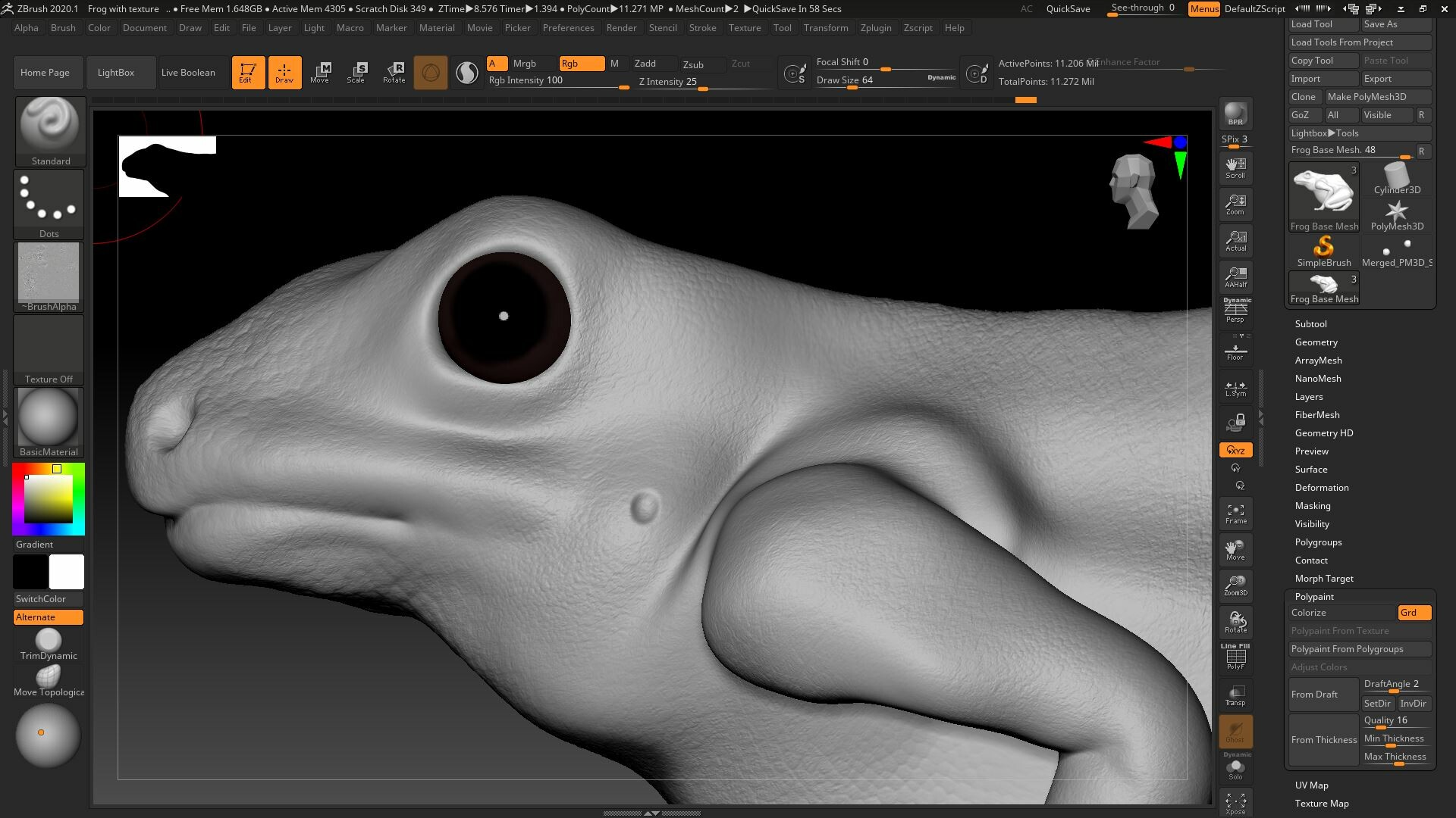 Sachin Sendre - Frog Modeling Concept art