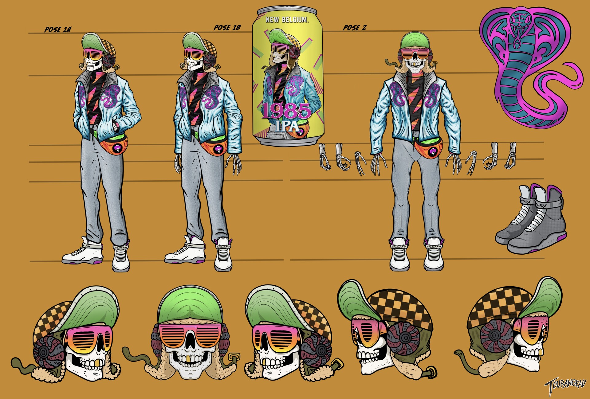 ArtStation - Voodoo Ranger 1985 modelsheet