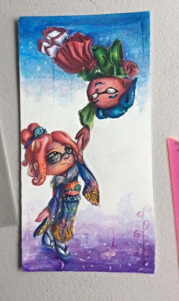 Emily McLeod - Slightly Trippy Splatoon Art