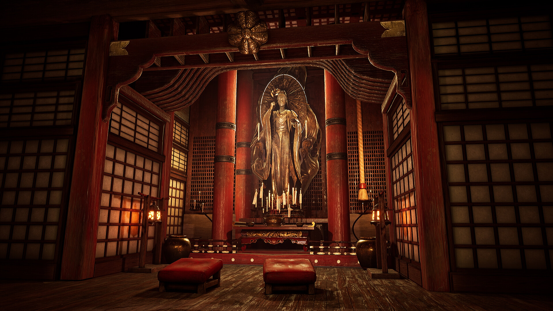 ArtStation - Shrine Interior