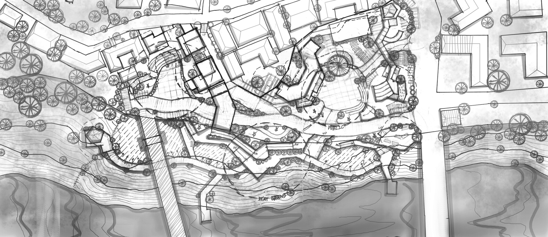 ArtStation - Village Landscape Design