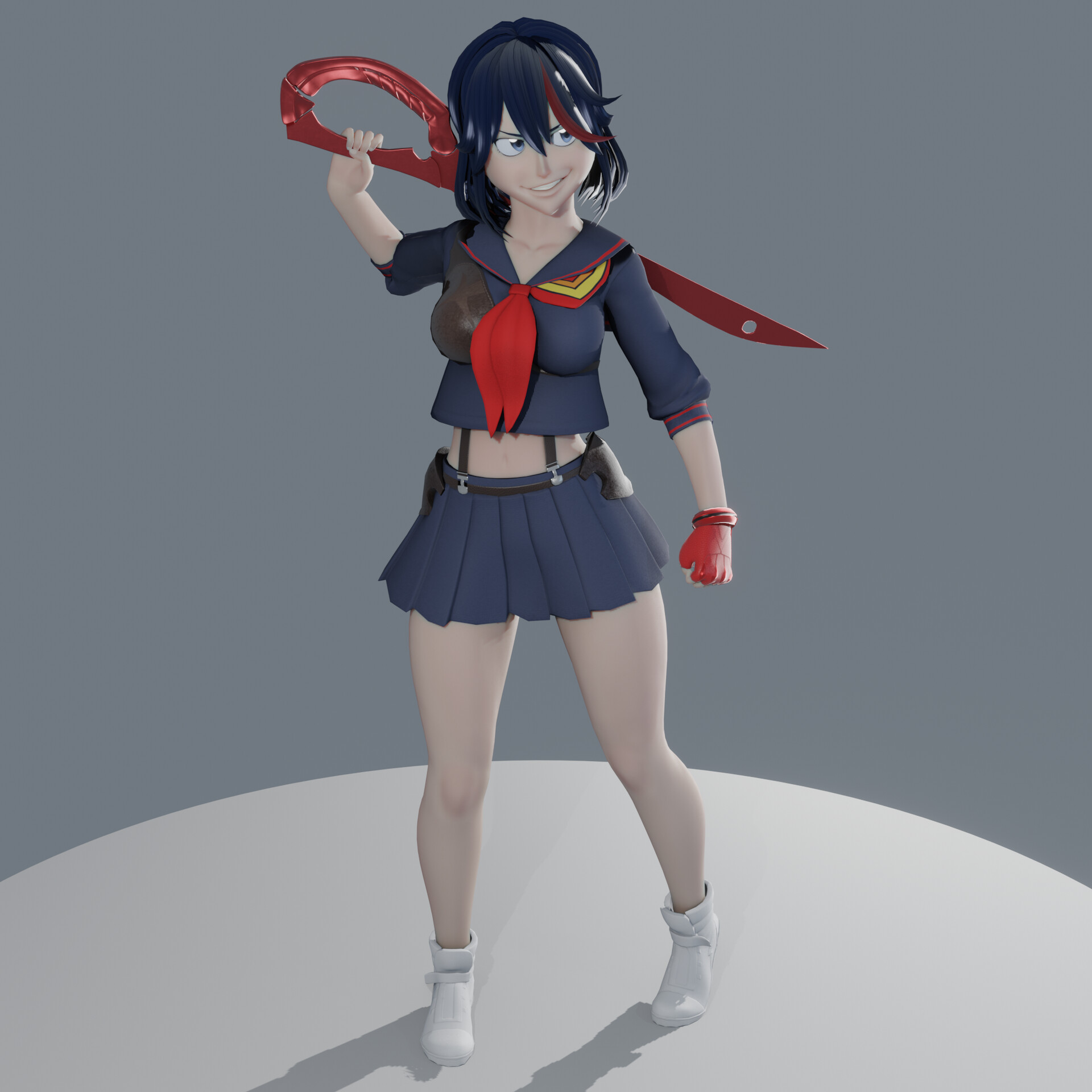 ArtStation - Ryuko Matoi - 3D Fan Art