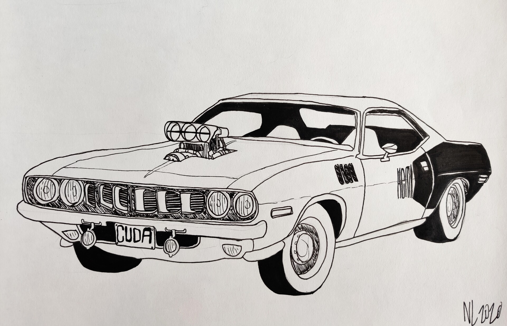 ArtStation - Barracuda: fish, monster, dream car