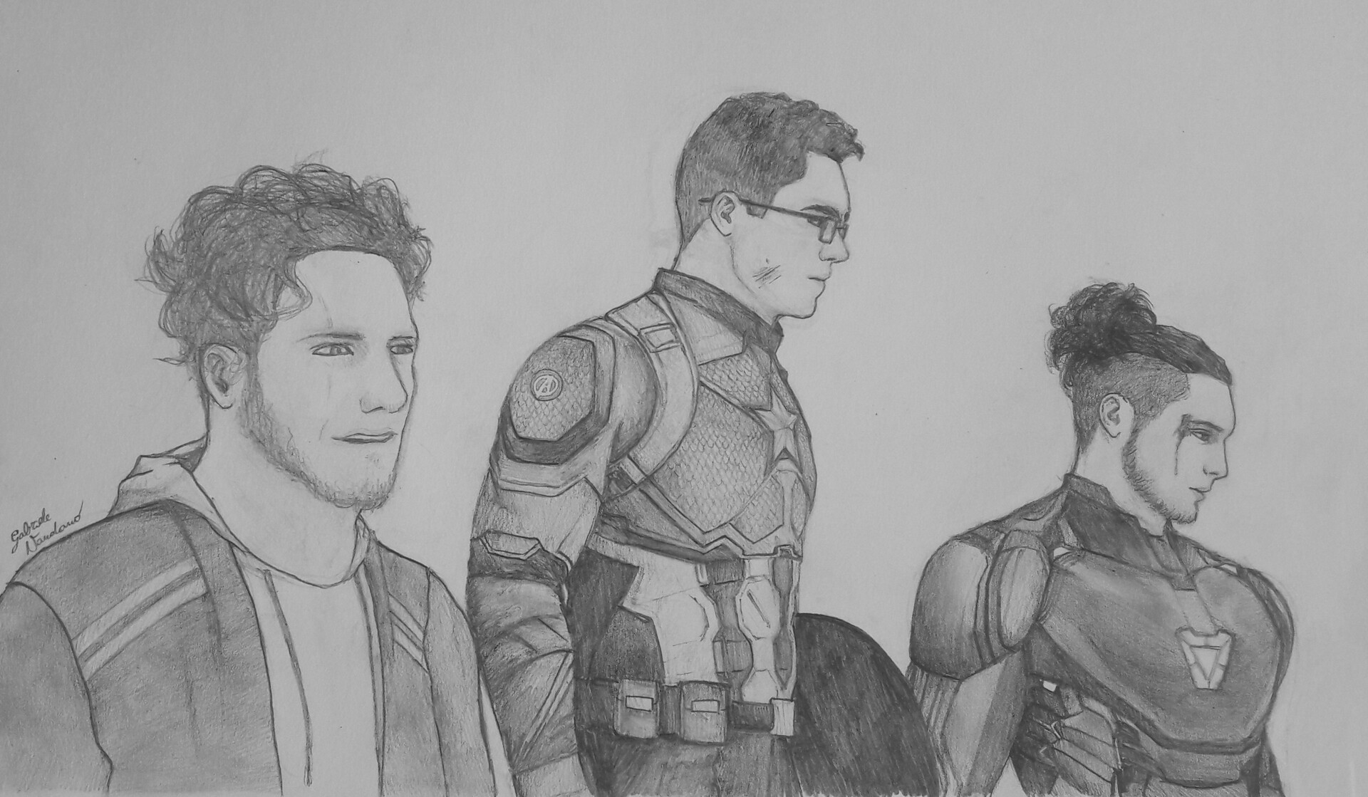 ArtStation - Thor, Cap & Iron Man - Agrario version