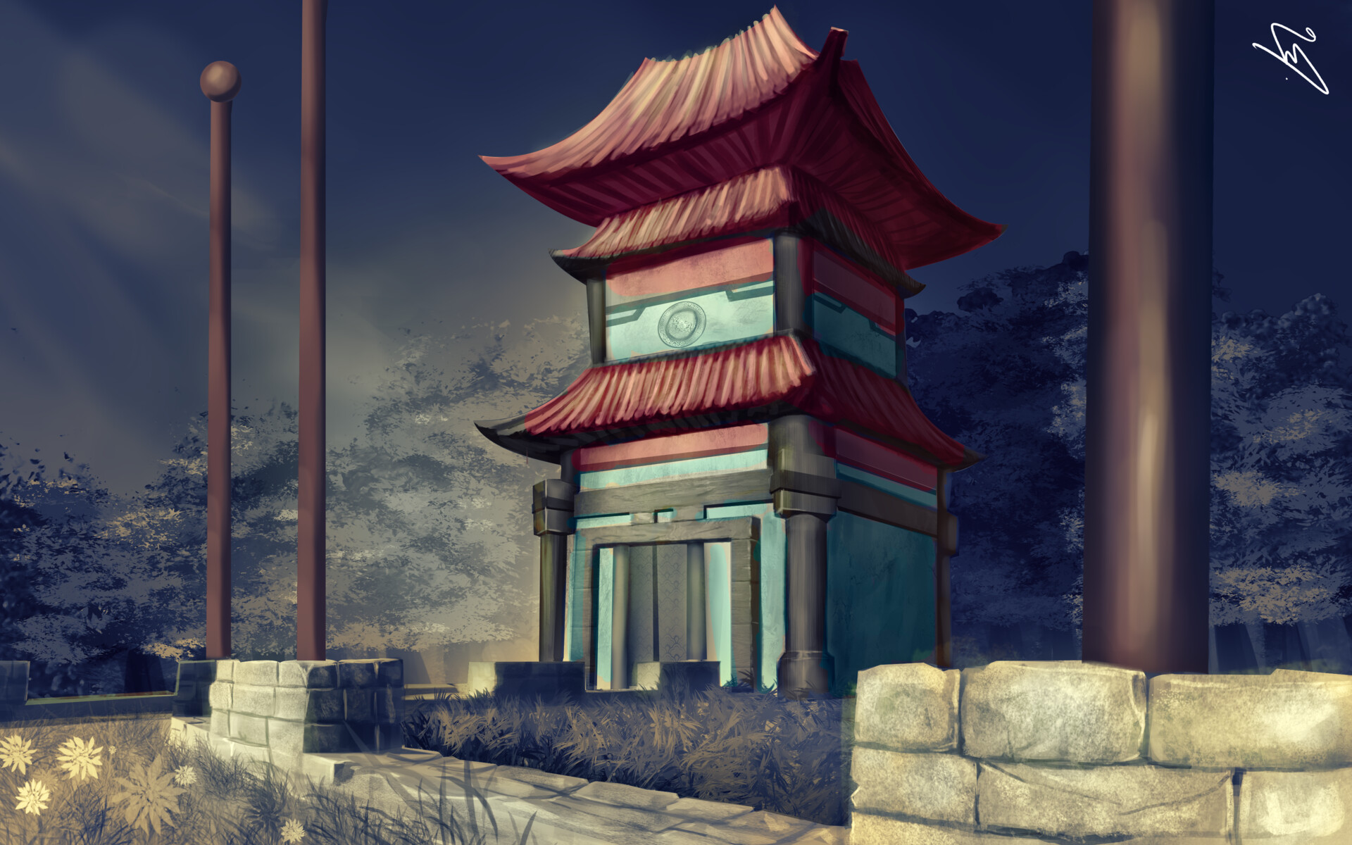 ArtStation - Chinese temple
