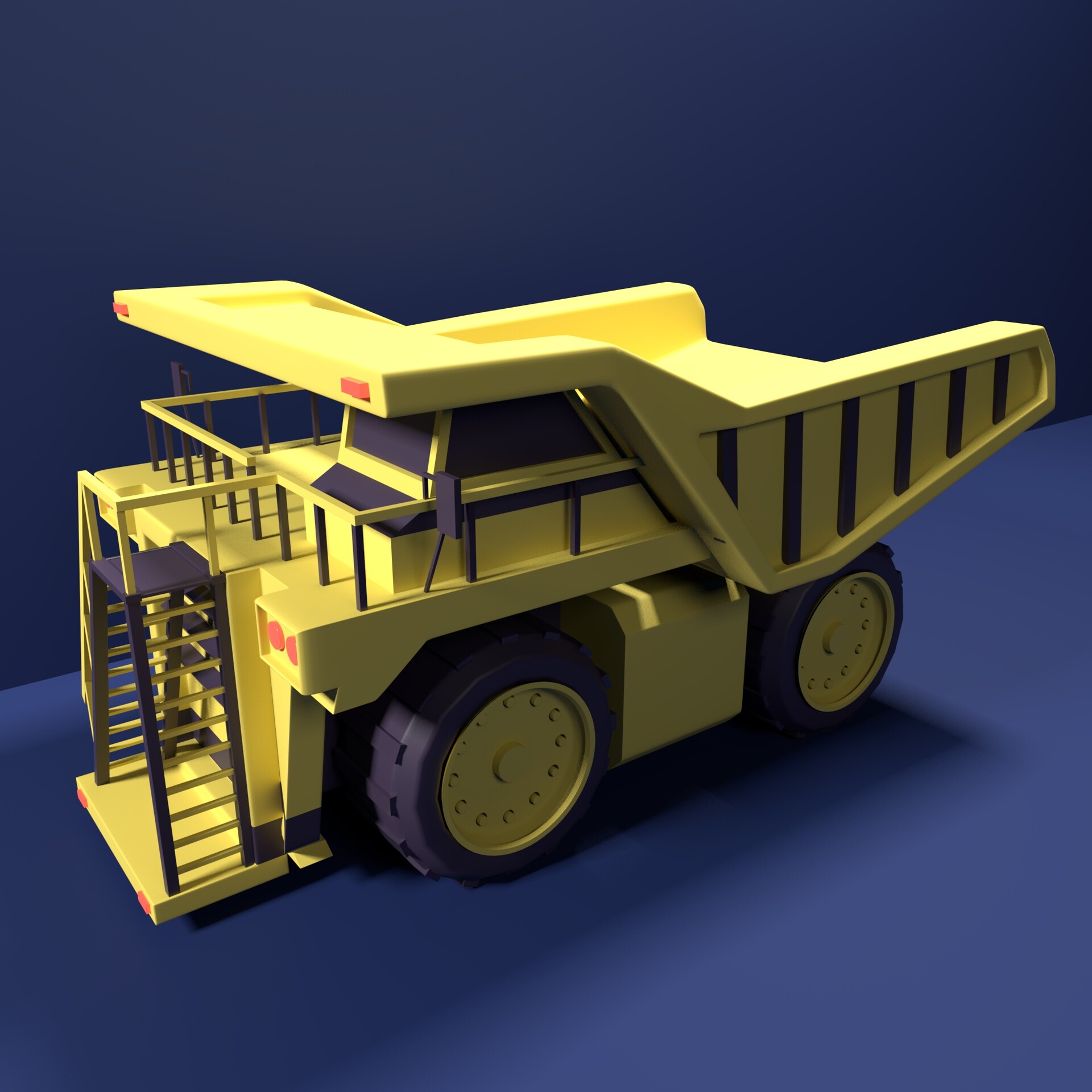ArtStation - Construction Vehicles 3d Cartoonic