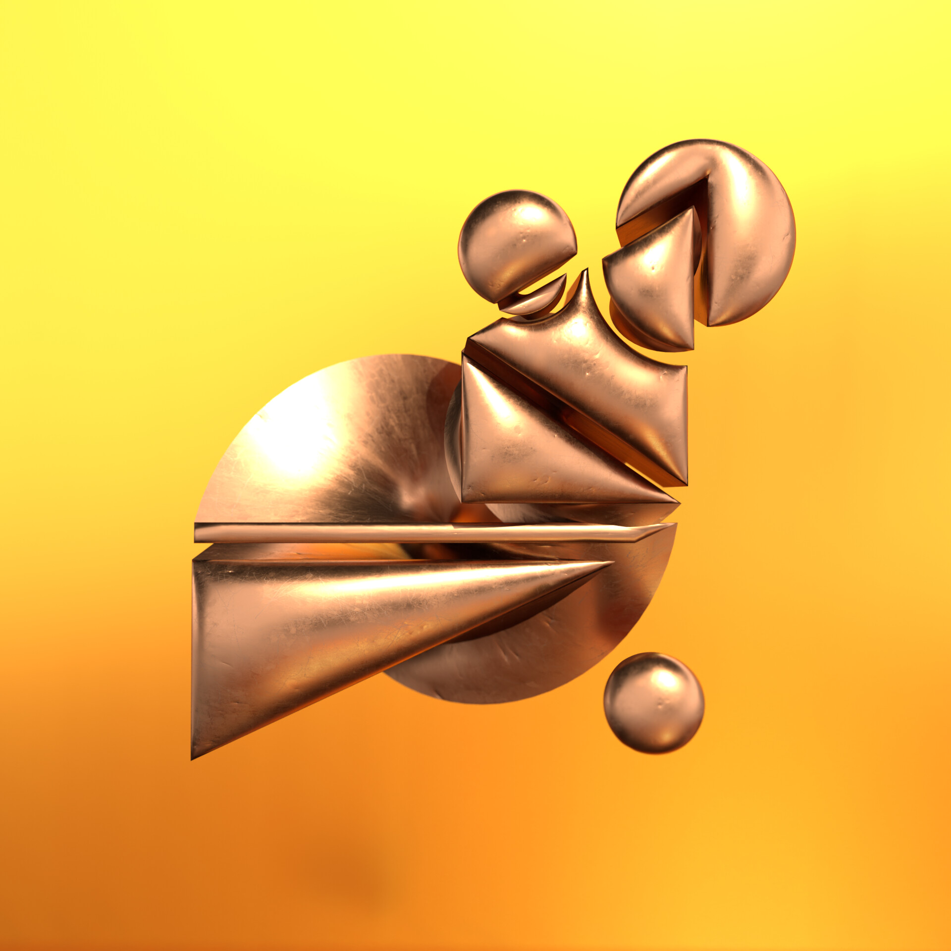 ArtStation - Metalwork | 3D Abstract