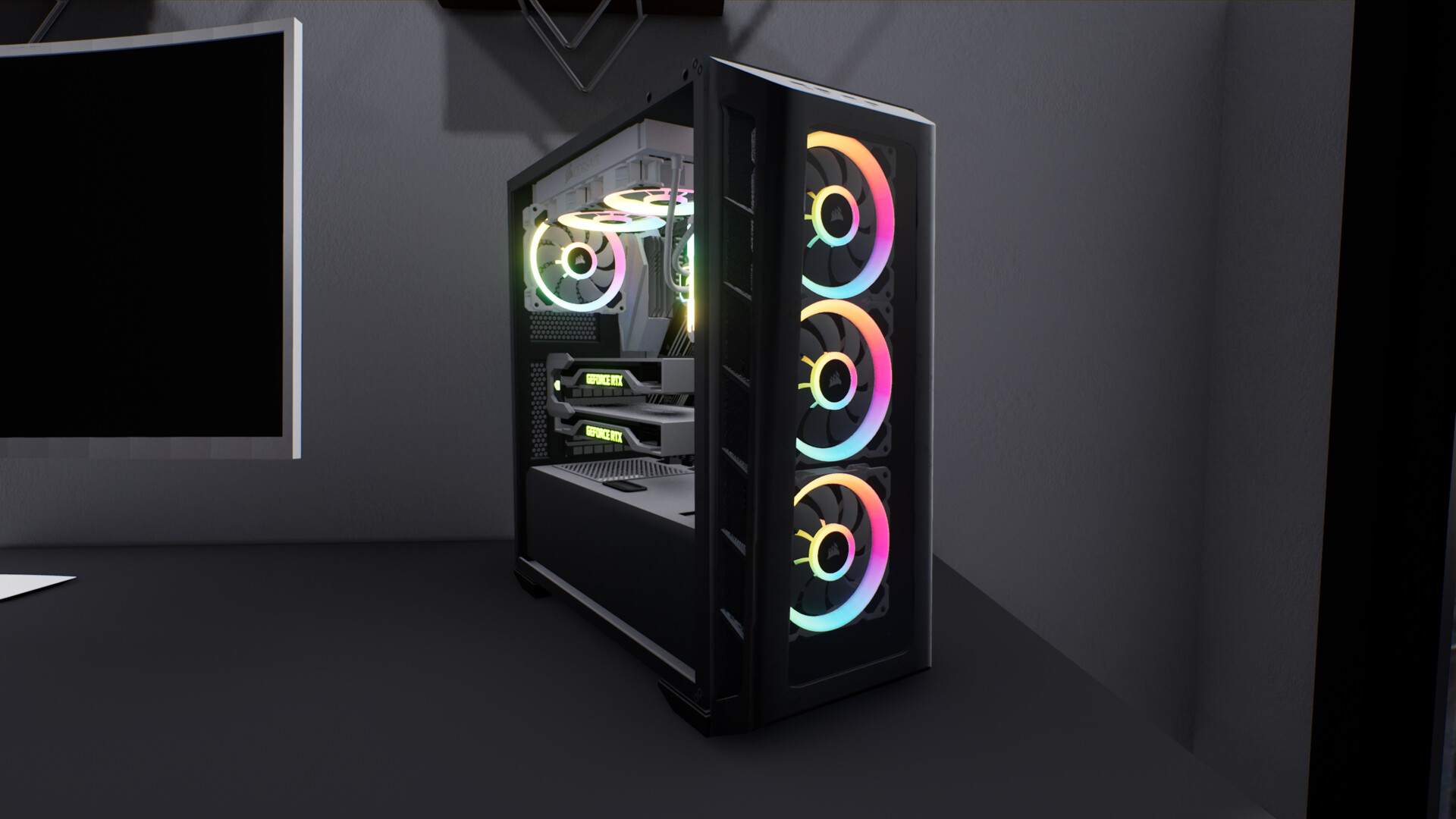 ArtStation - PC Gaming Rig VR Scene