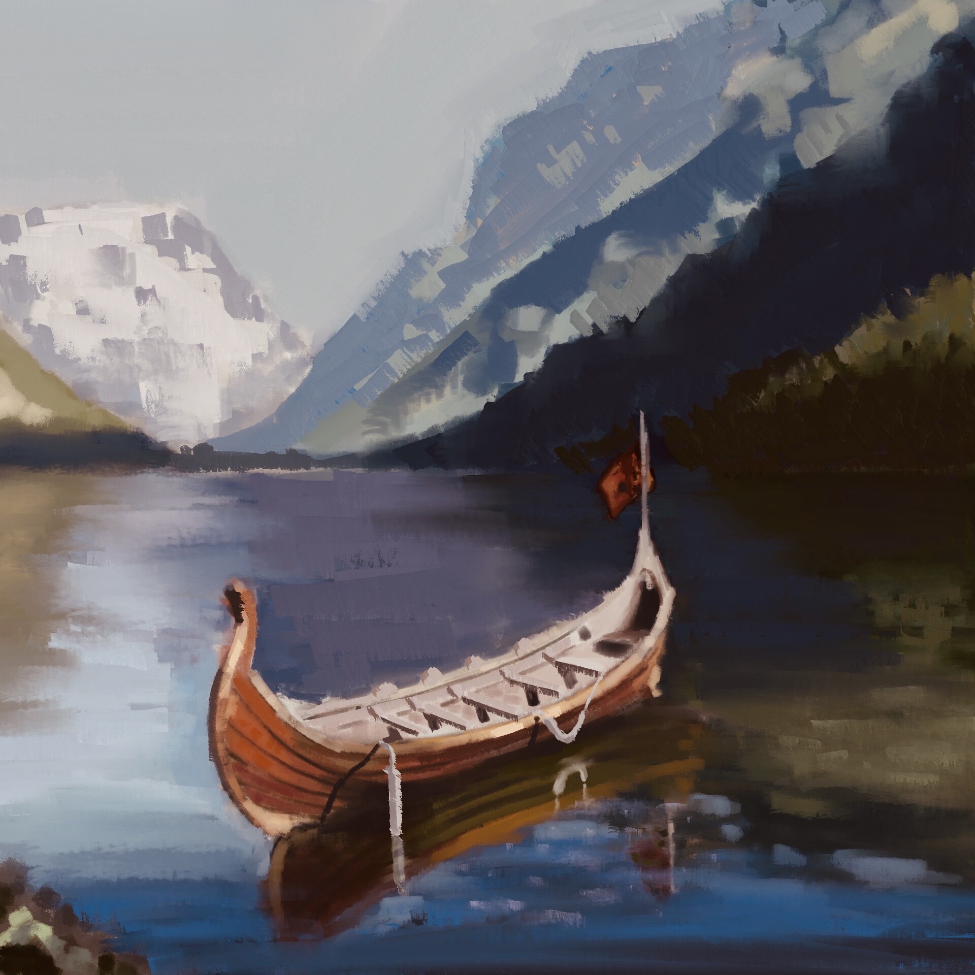 ArtStation - Boat study